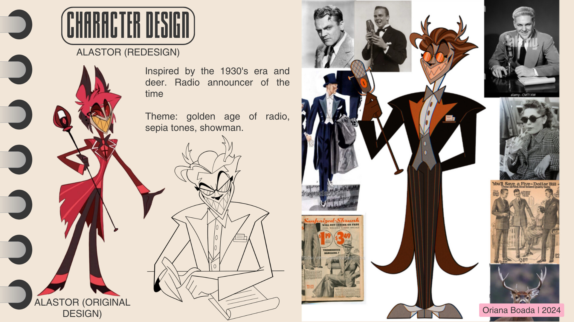ArtStation - Redesign Alastor Hazbin Hotel