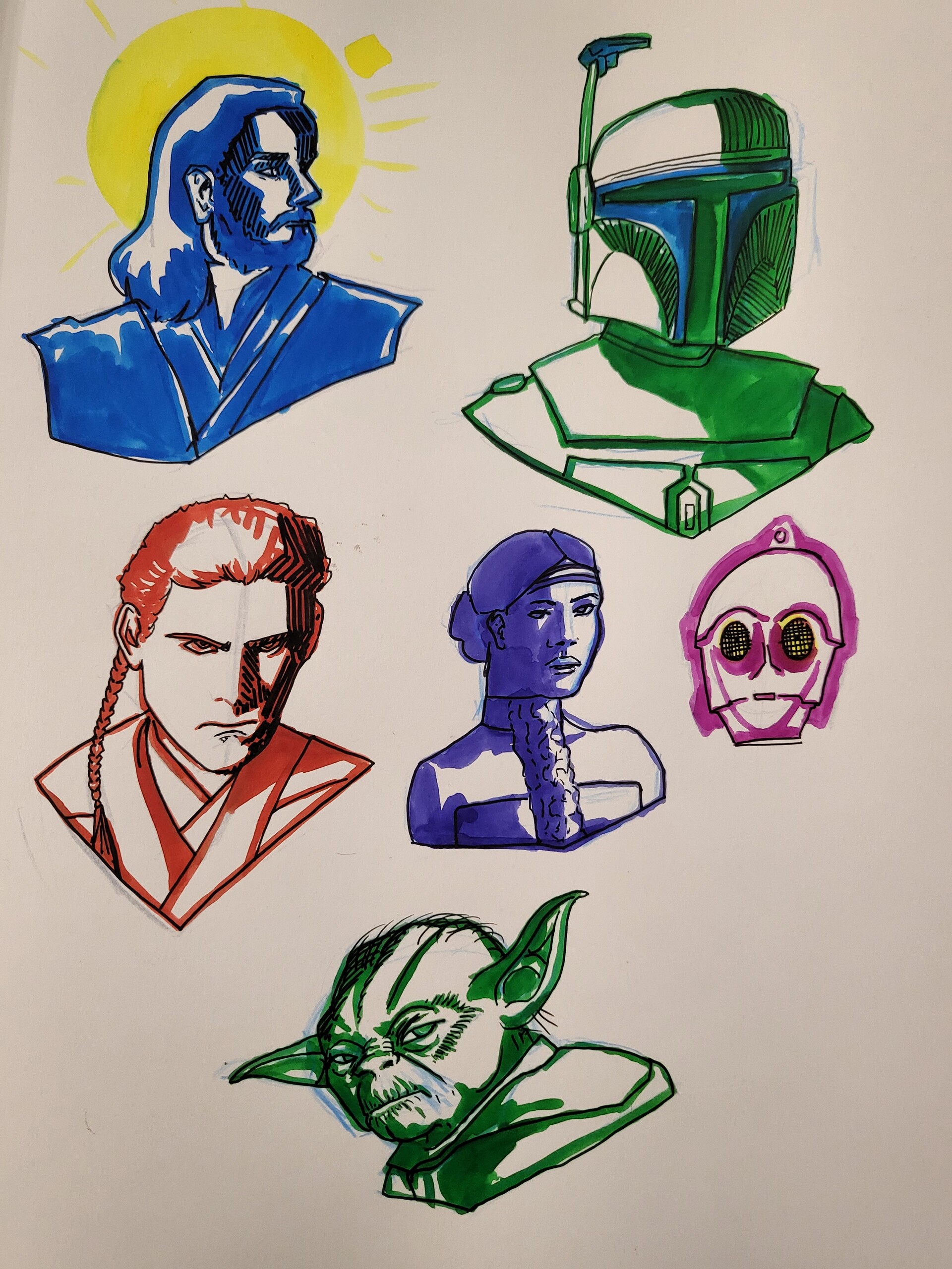 ArtStation - May 4th Star Wars Drawings