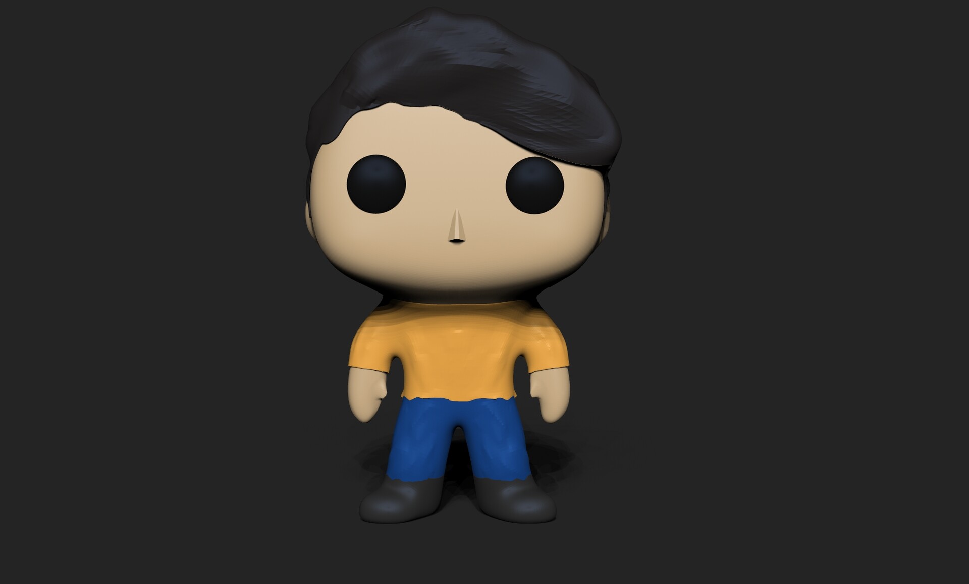 ArtStation - Funko pop toy modelling in maya and Z brush