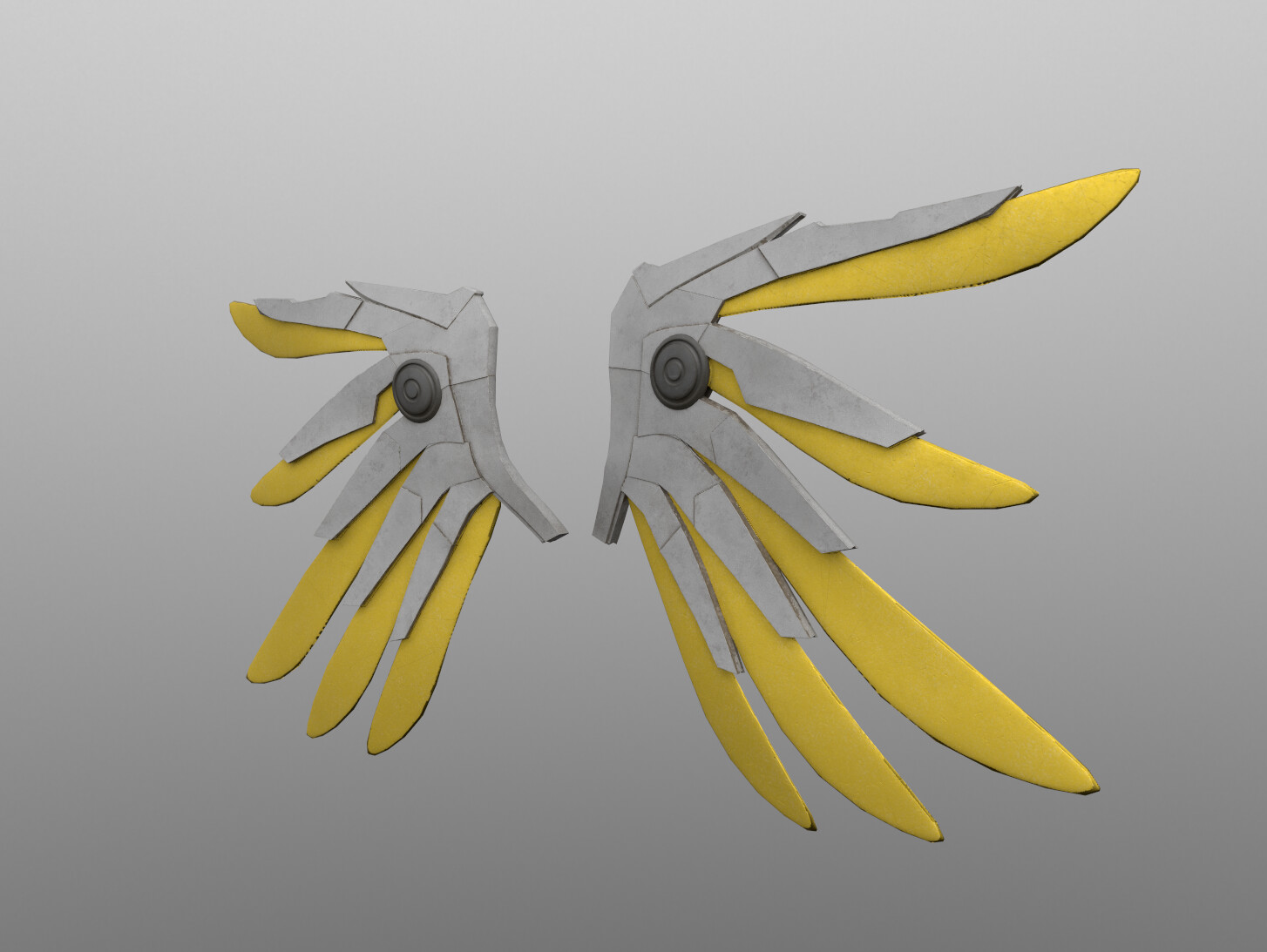 ArtStation - Mechanic Wings Backbling