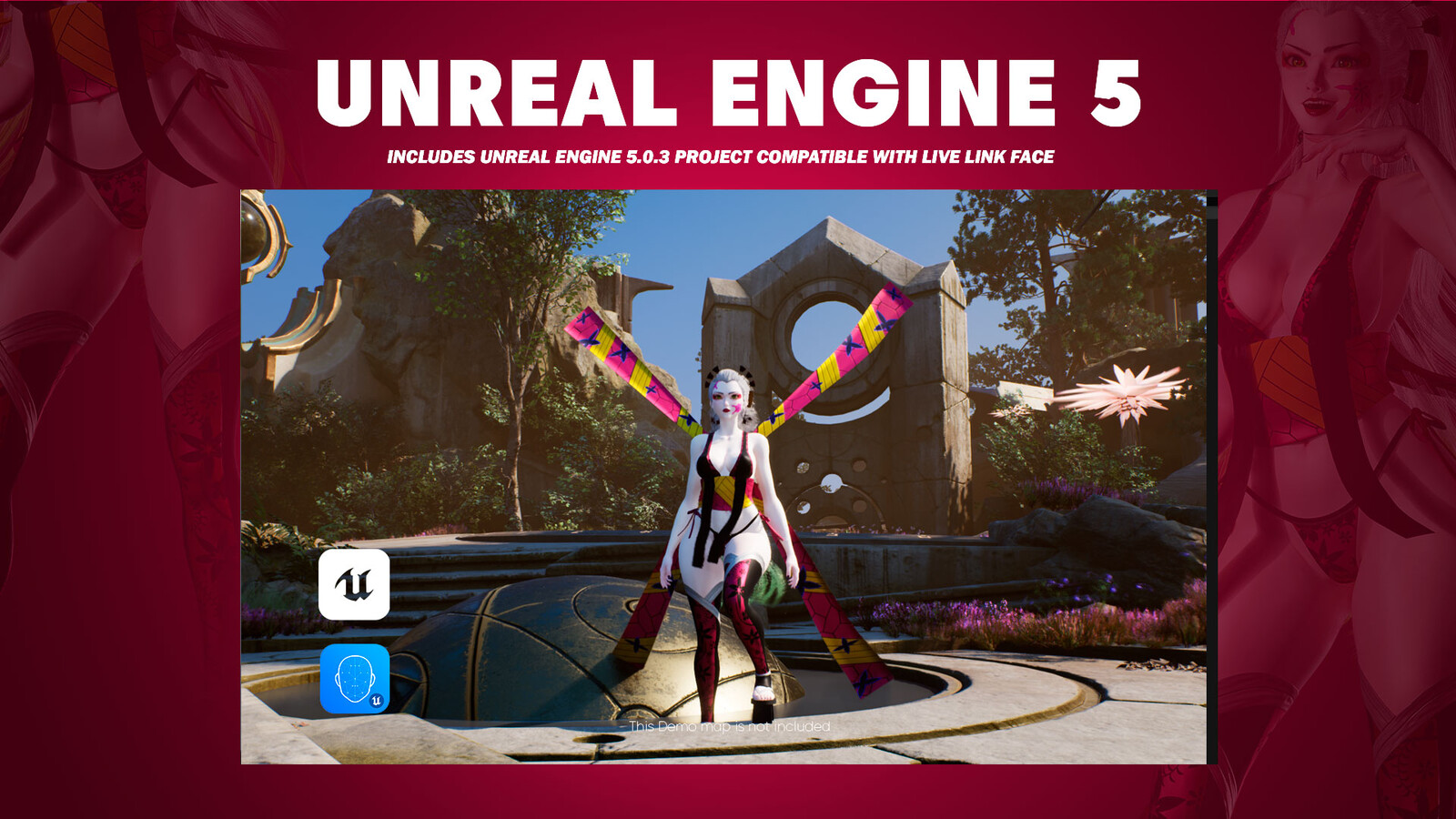 R2 Studio - Daki - Kimetsu No Yaiba - UE5 - Blender 3D Model