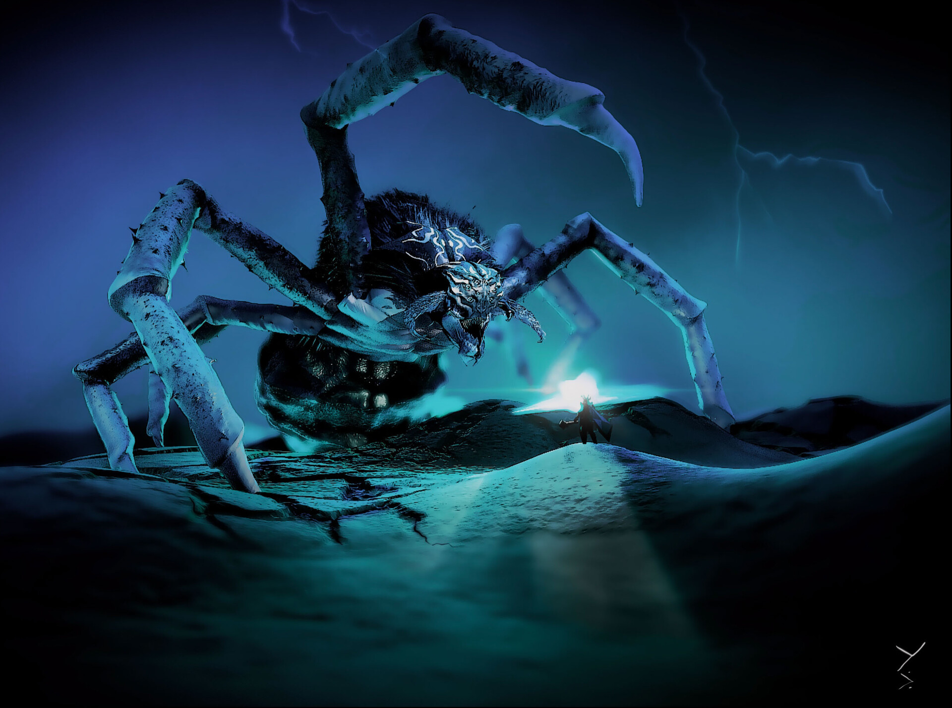 ArtStation - Silmarillion, Ungoliath and Melkor-3D