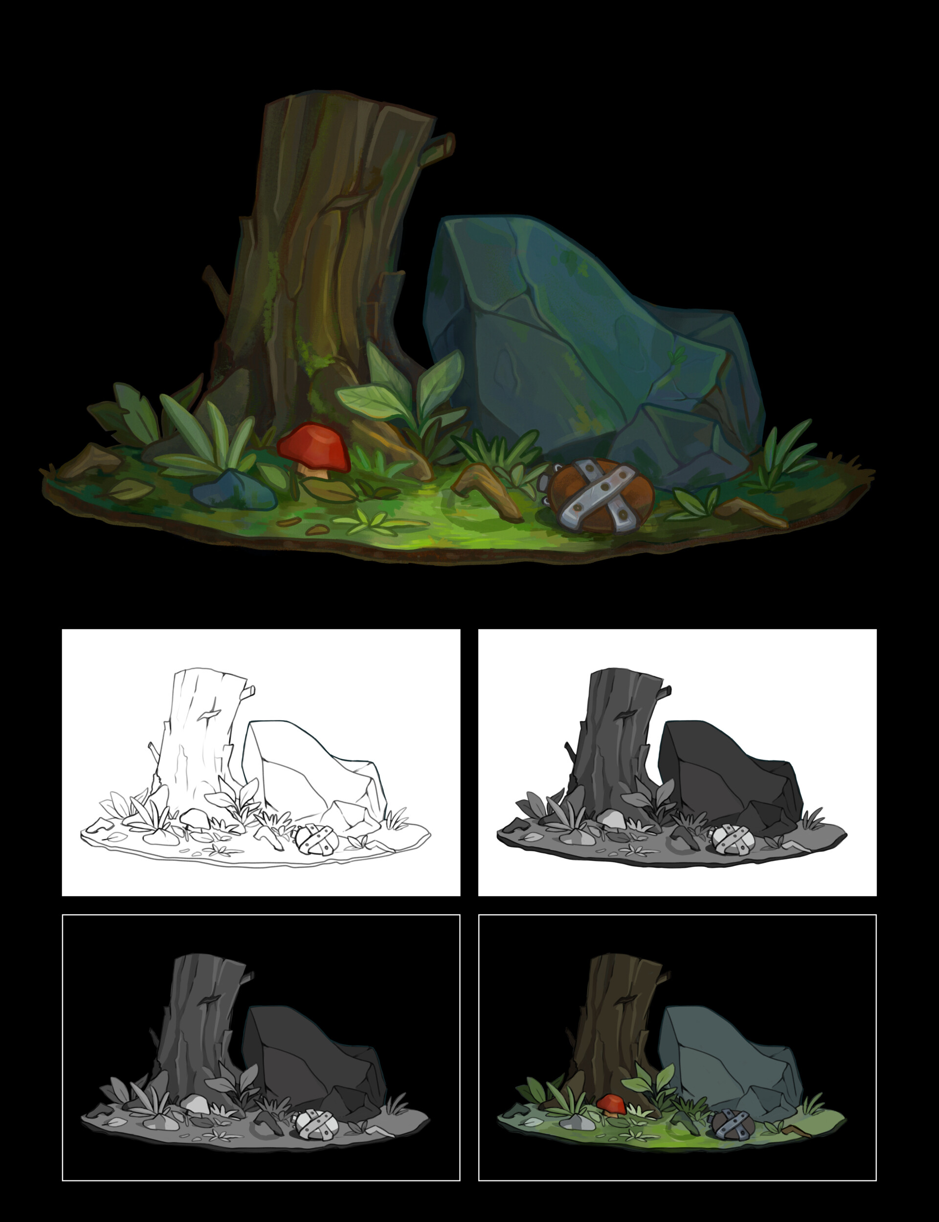 ArtStation - Forest concept