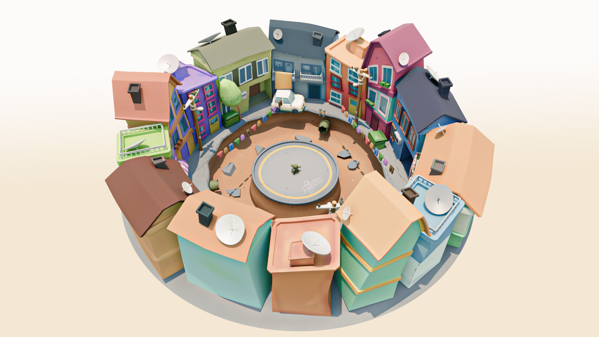 ArtStation - Town Level