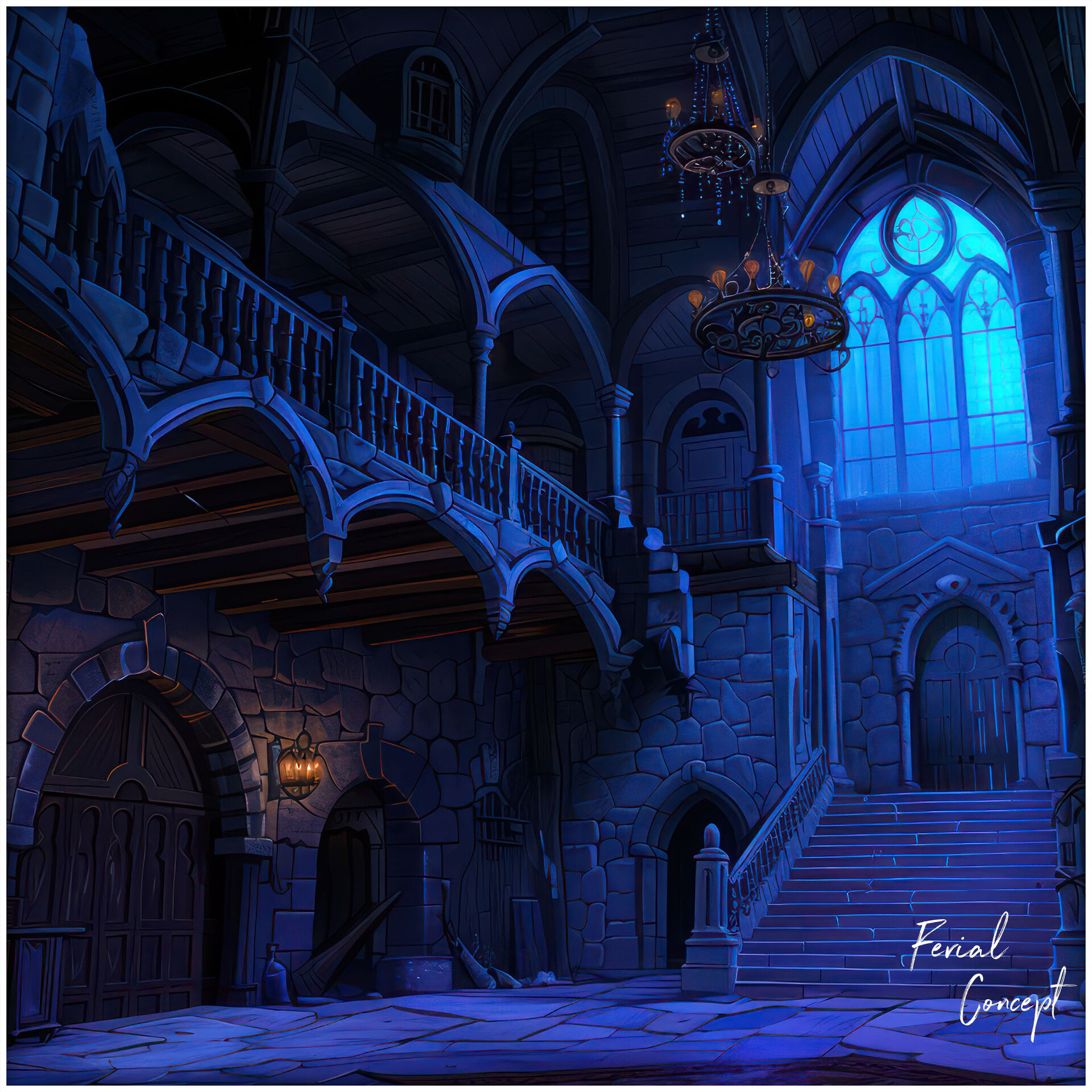 ArtStation - 🔹220 Haunted Castle - Cartoon Concept Reference Image Pack ...