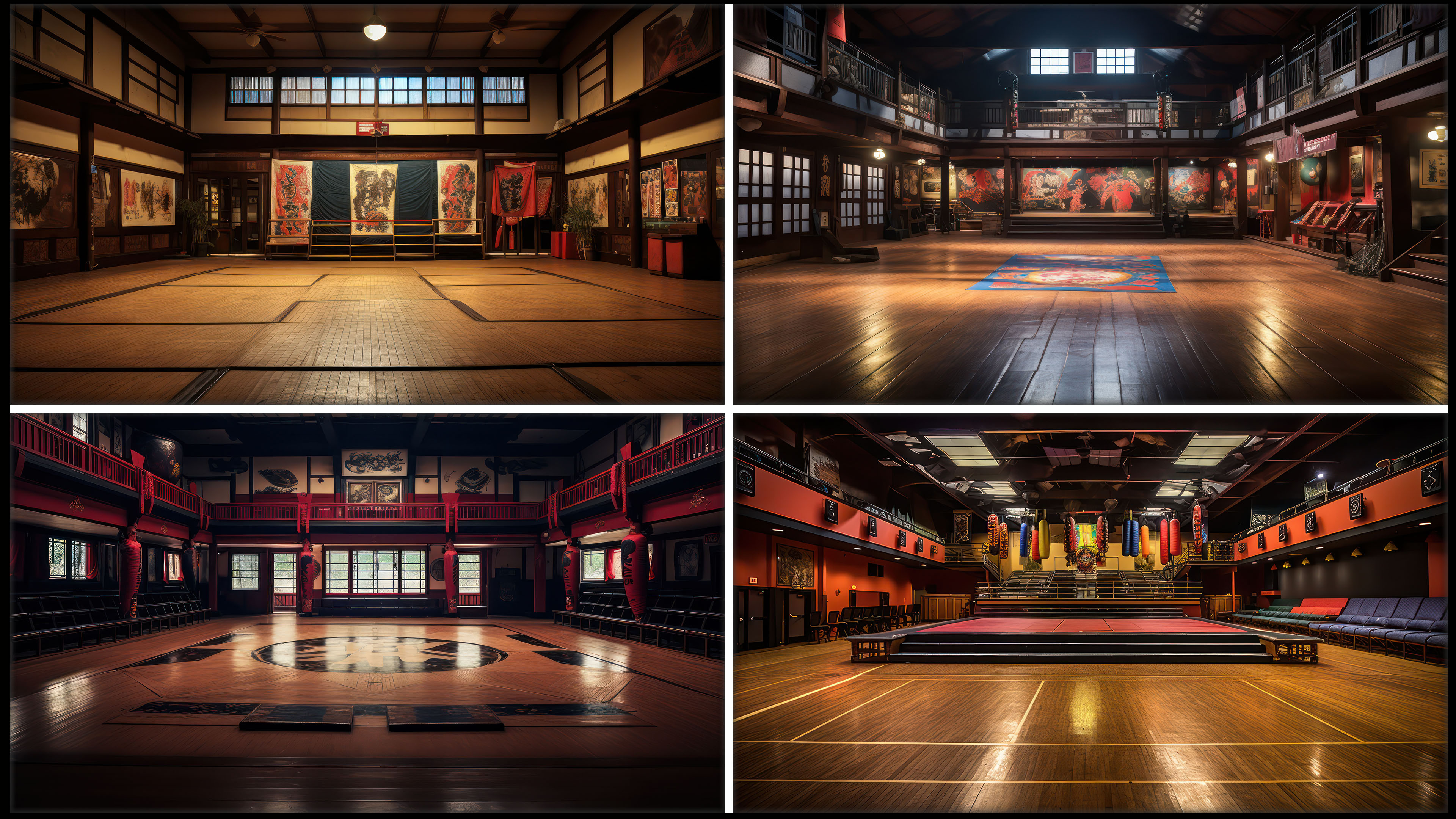 Ferial Concept - 🔹220 Martial Arts Hall - Environment Concept Reference ...