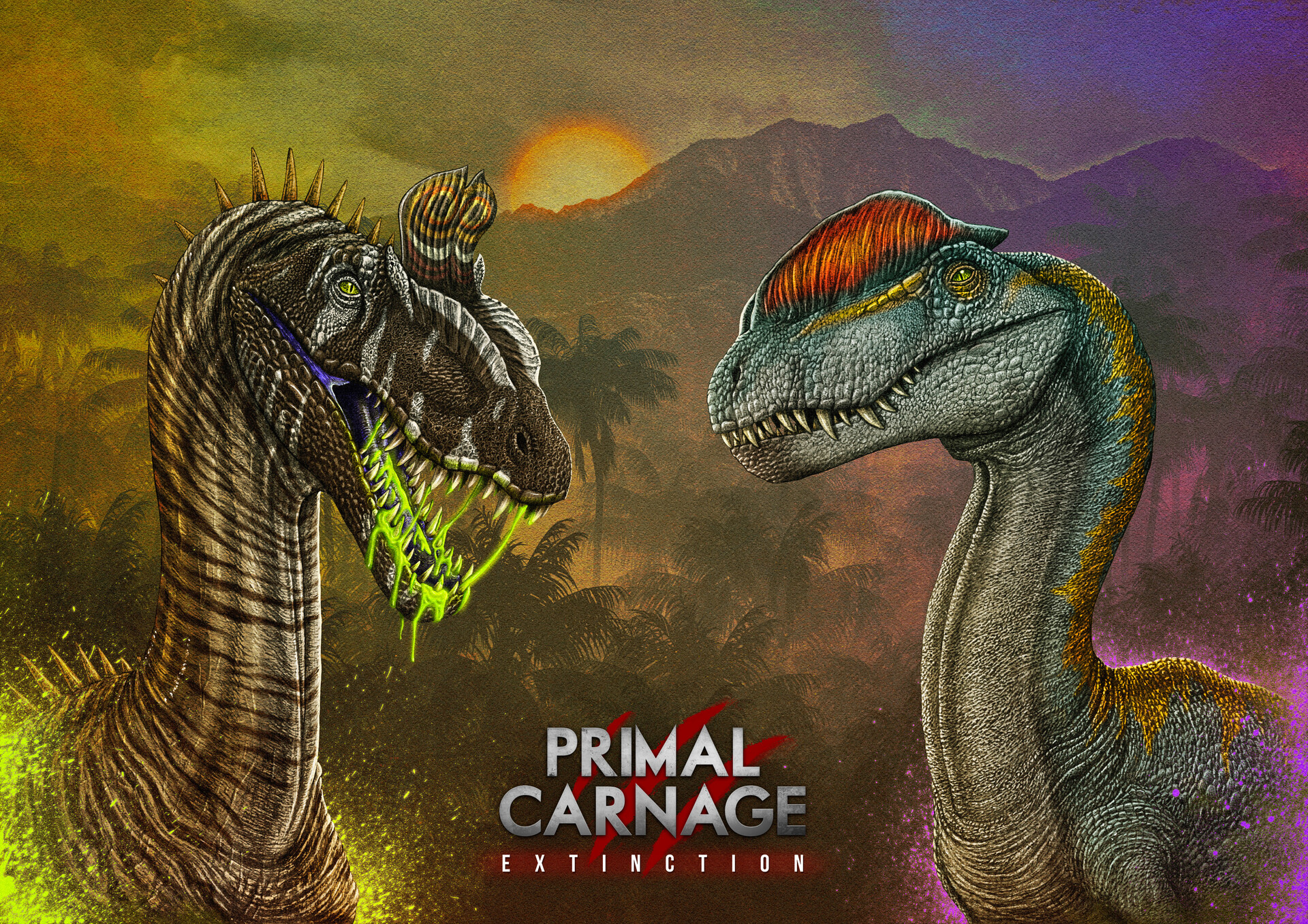 Aram Papazyan - Dilophosaurus & Cryolophosaurus - Primal Carnage ...