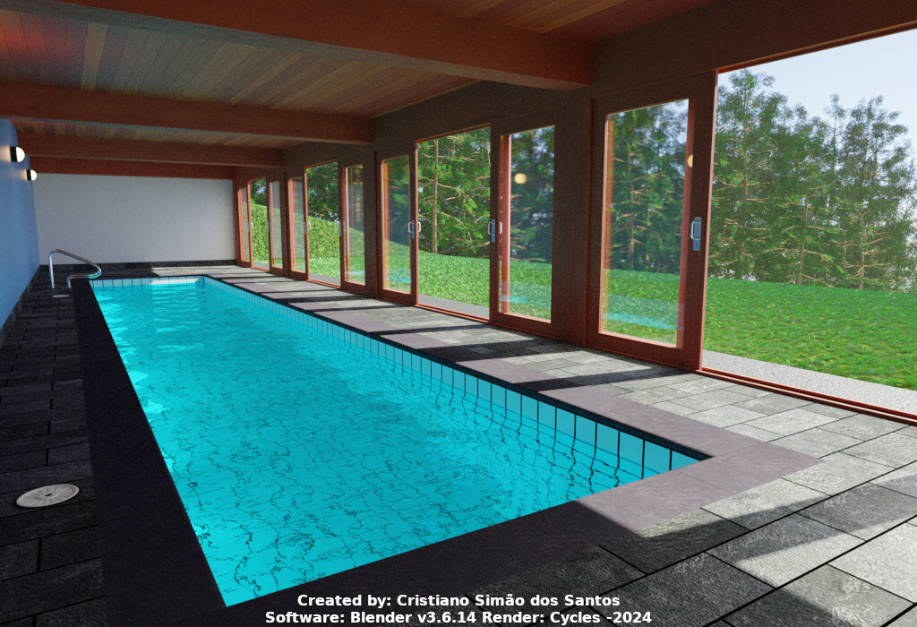 ArtStation - Indoor Pool