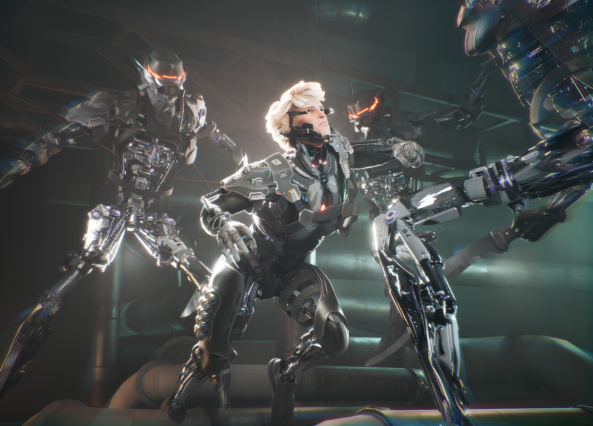 ArtStation - Realtime 3D Fight composition