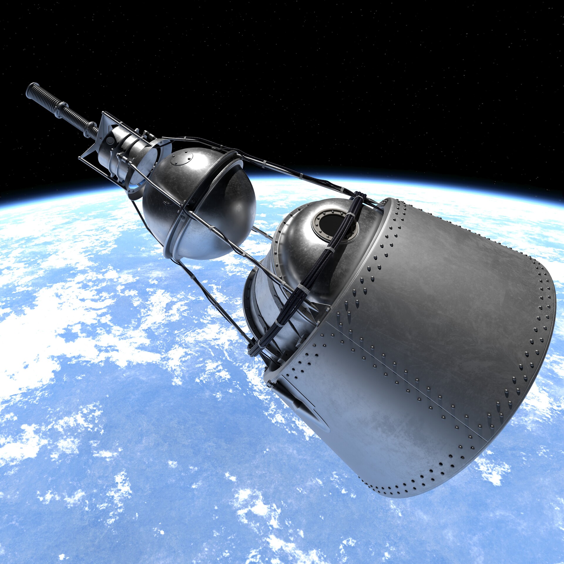 ArtStation - Sputnik 2 Satellite