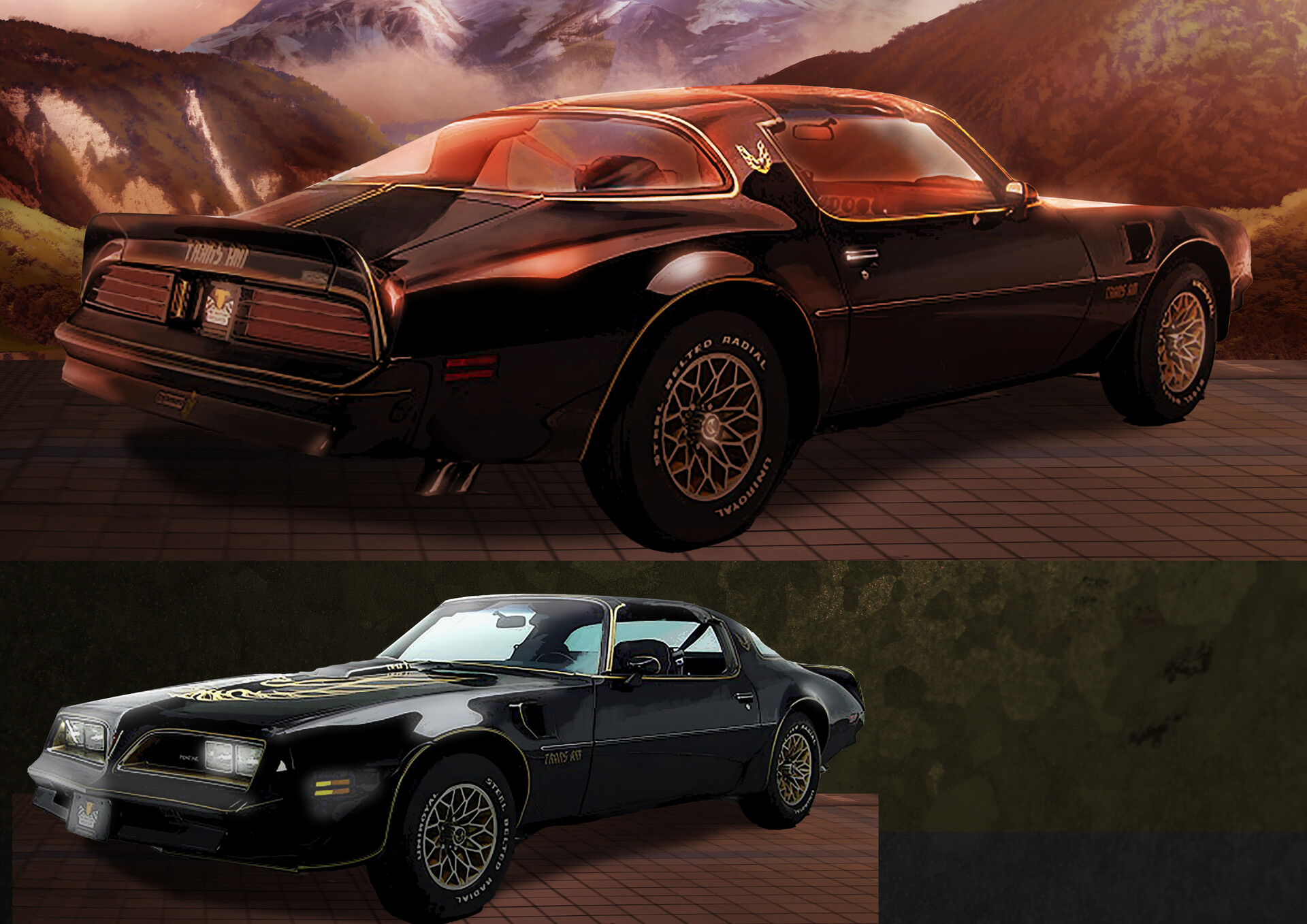 ArtStation - Car Design Trans Am