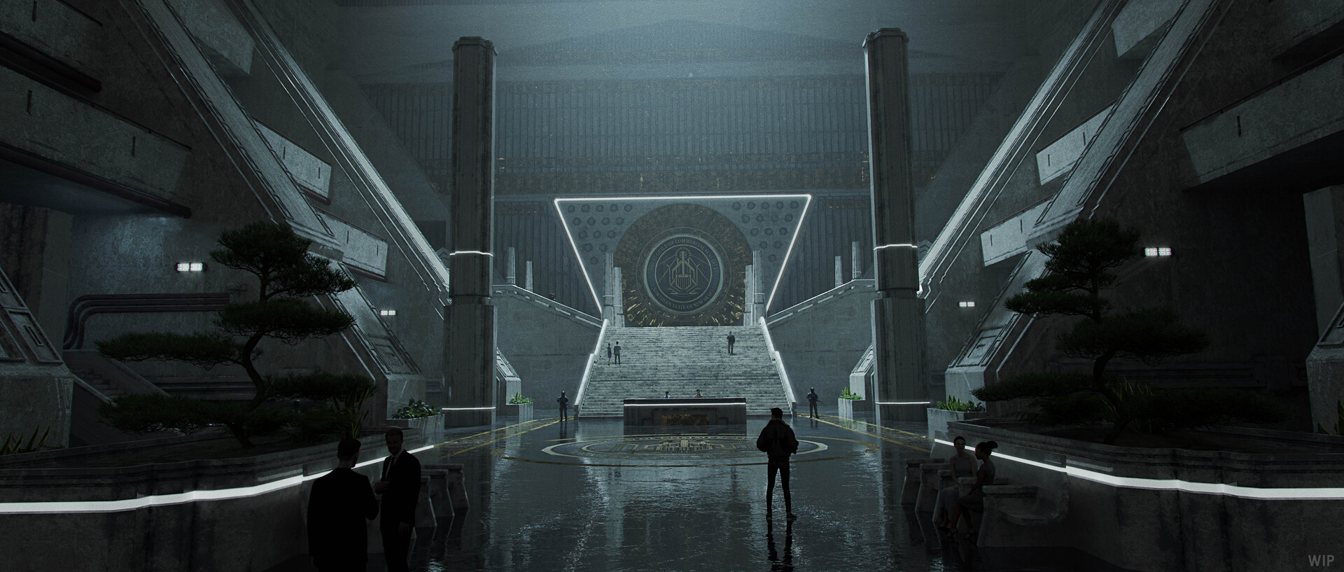 Joseph Chan - The Deluge - Interior Environment