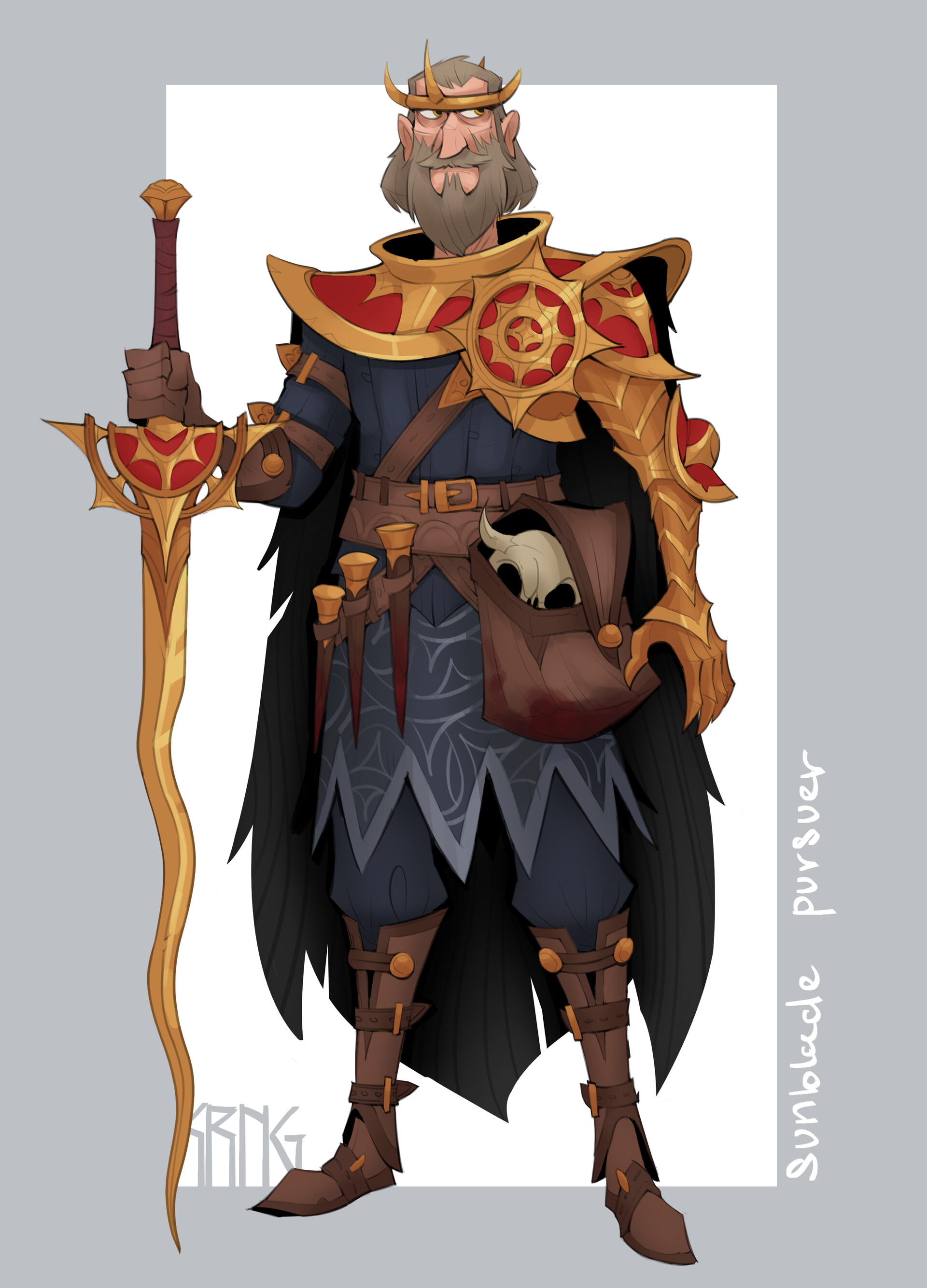 ArtStation - Sunblade Pursuer - Hunter of the Undead