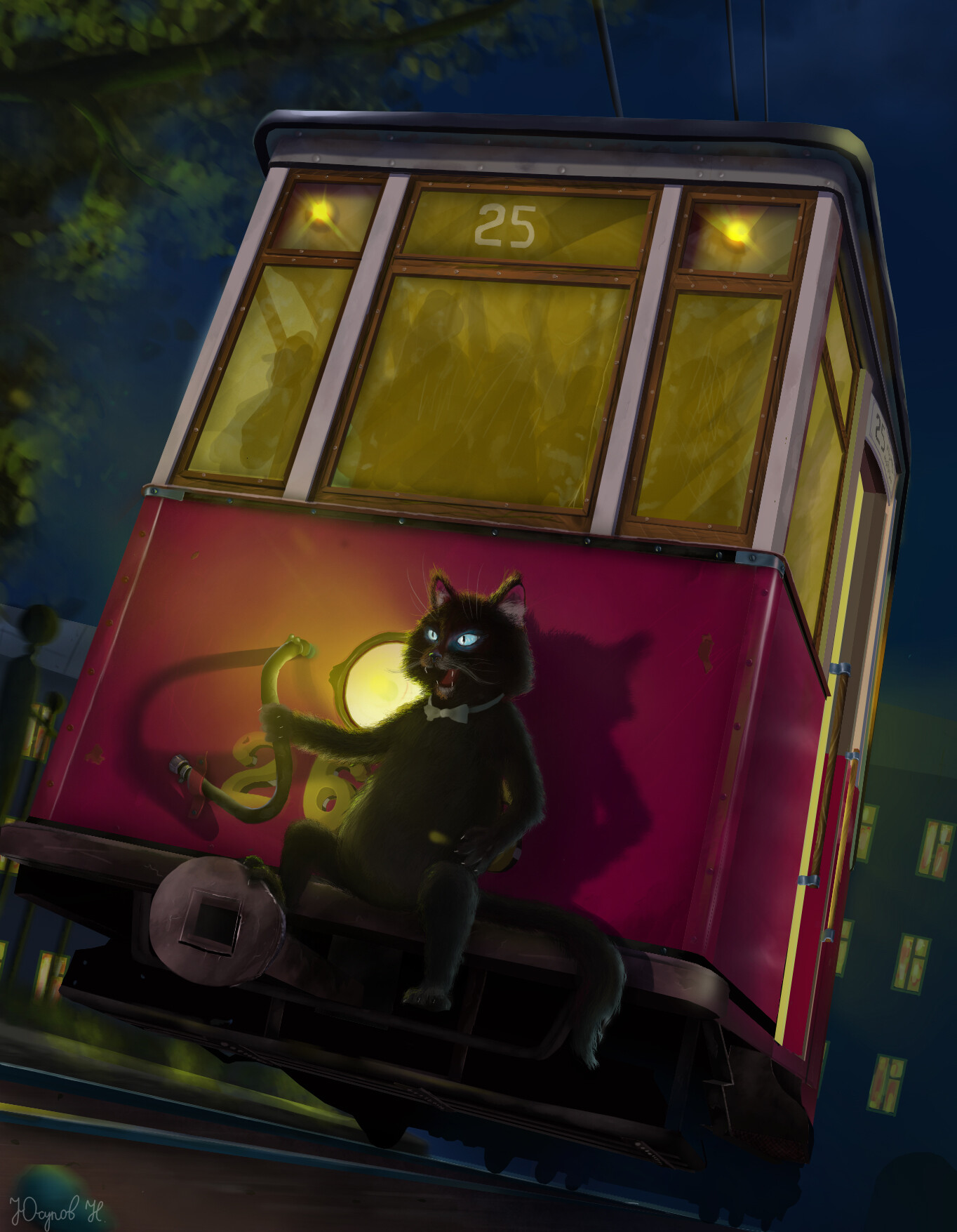 ArtStation - Behemoth Cat (based on Bulgakov)