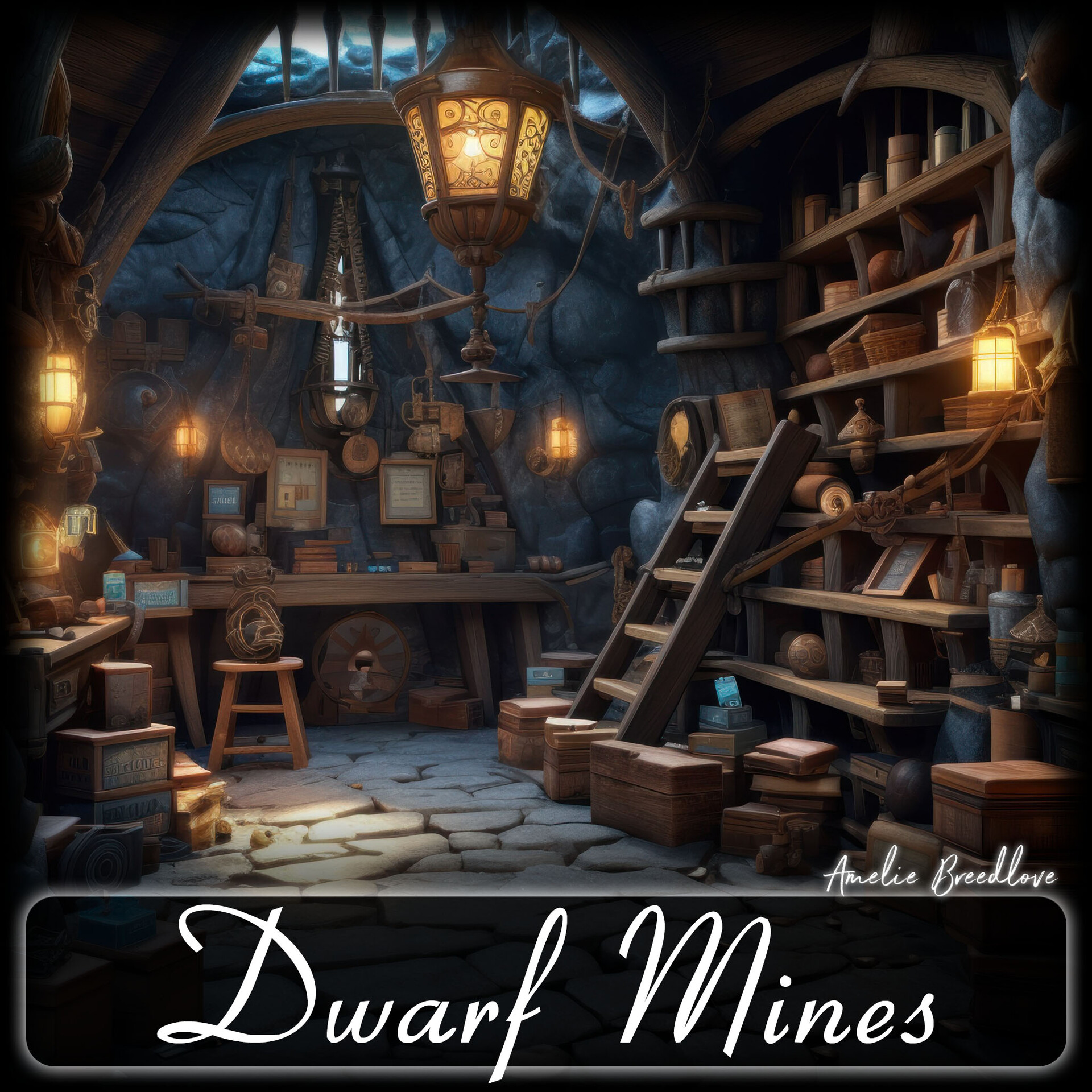 ArtStation - 390 Dwarf Mines Environment - Interior Concept Reference ...