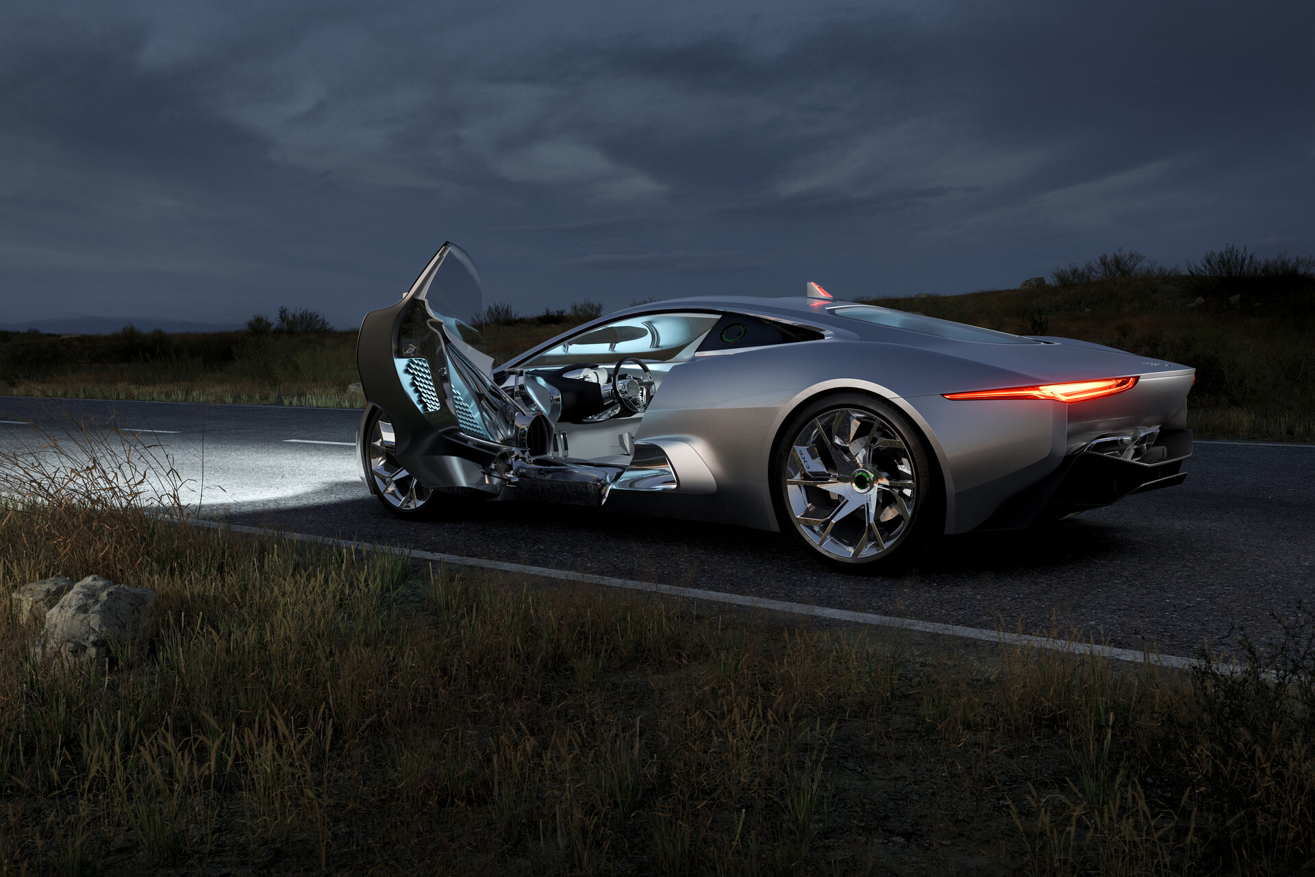 ArtStation - Jaguar C-X75 Prototype