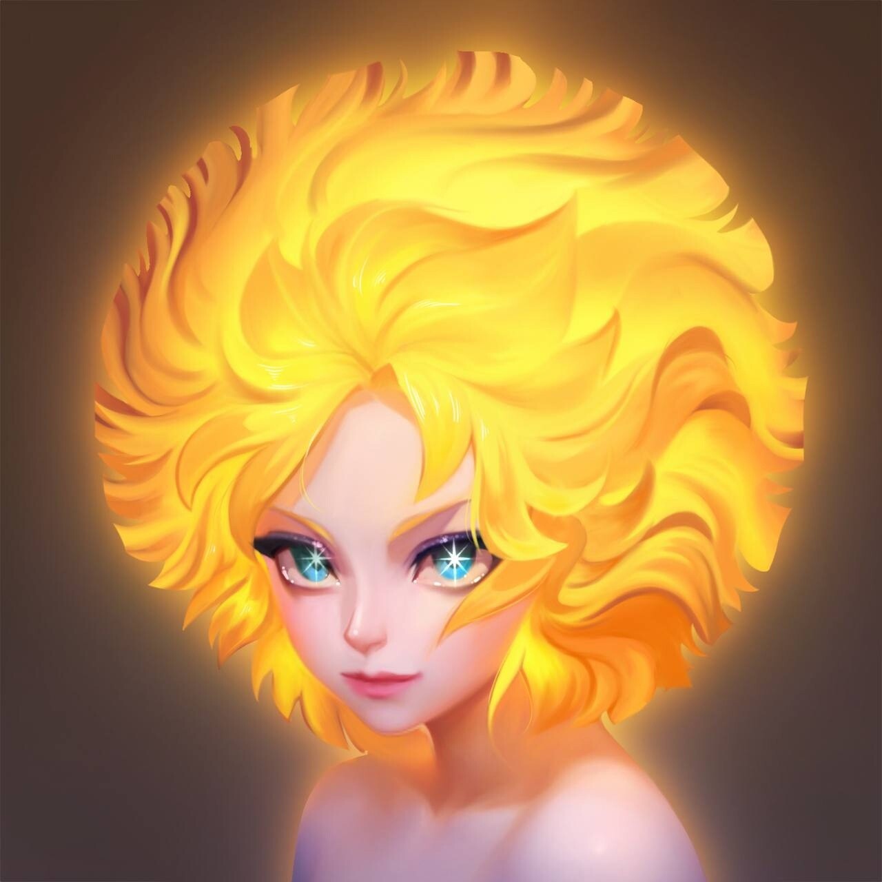 ArtStation - Sun Girl Portrait