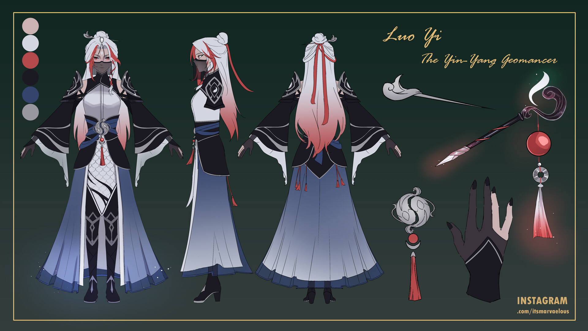 ArtStation - Luo Yi Skin Design