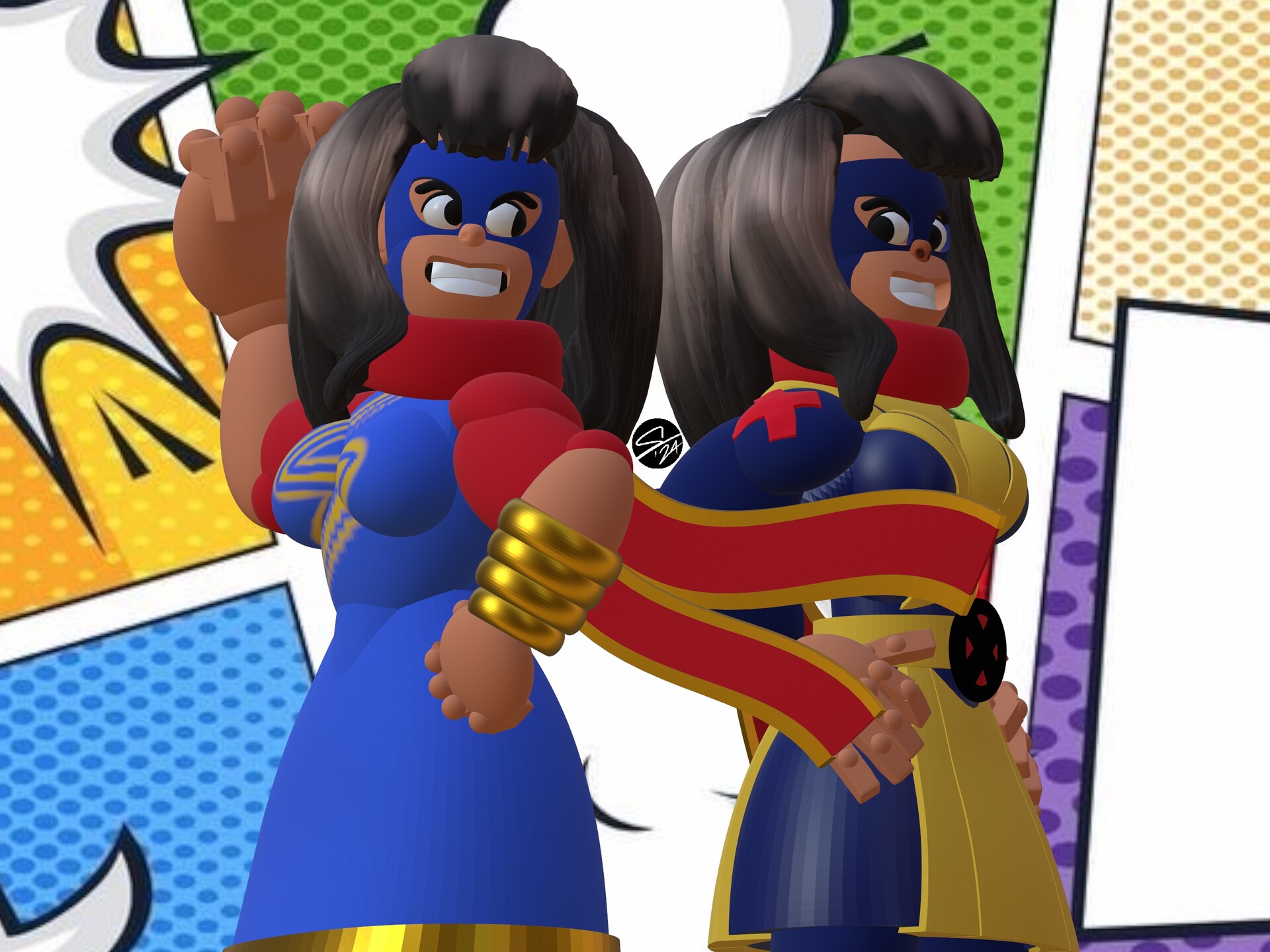 ArtStation - The Uncanny-Inhuman Marvelous Ms. Marvel