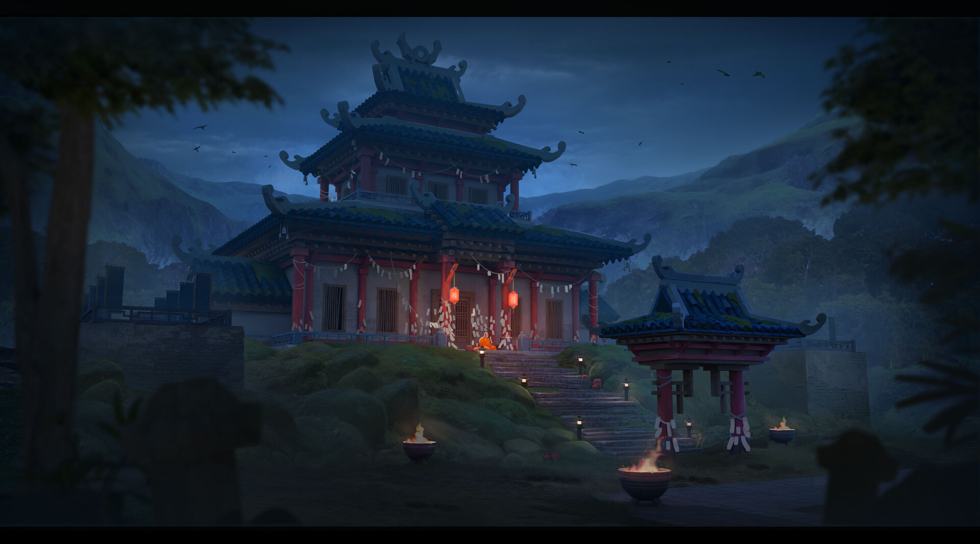 ArtStation - Sacred village