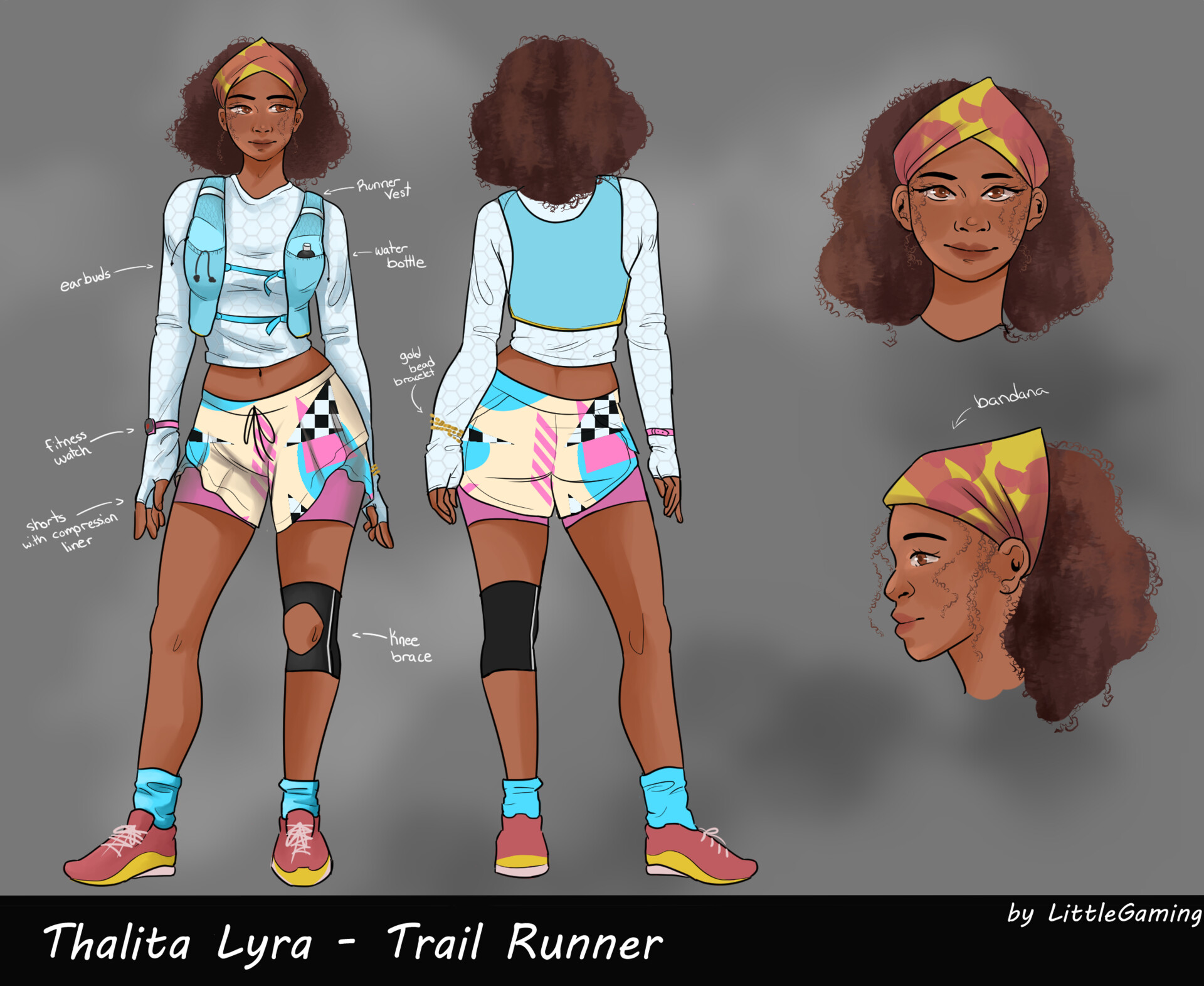 ArtStation - Thalita DbD Fan Cosmetic