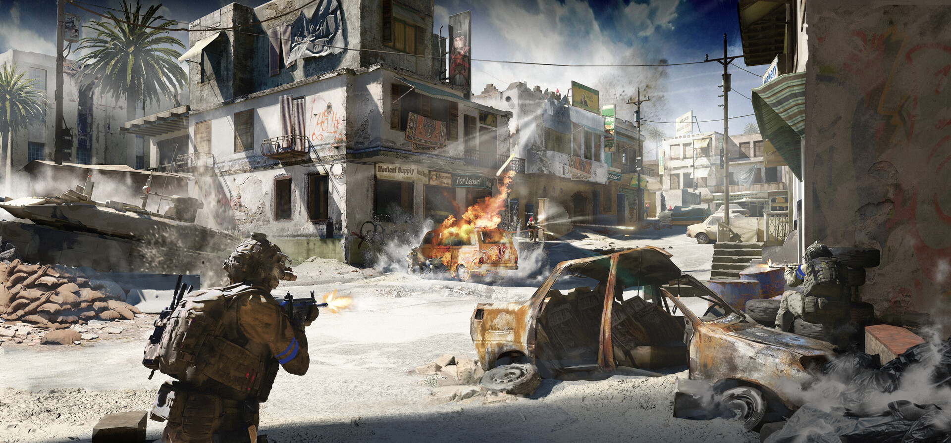 ArtStation - Theater battlefield concept 射击游戏类型的。。