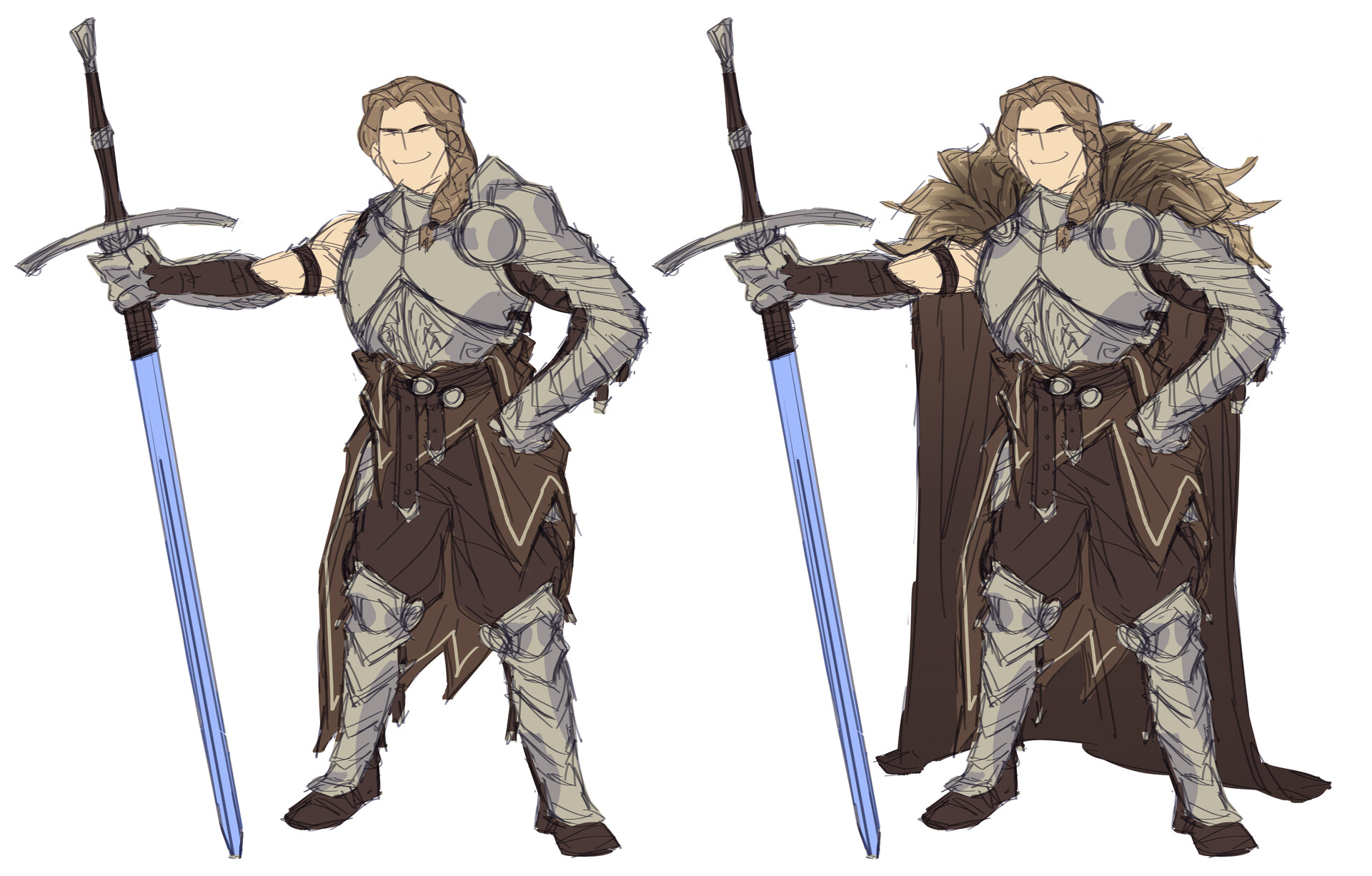 ArtStation - D&D fighter plate armor