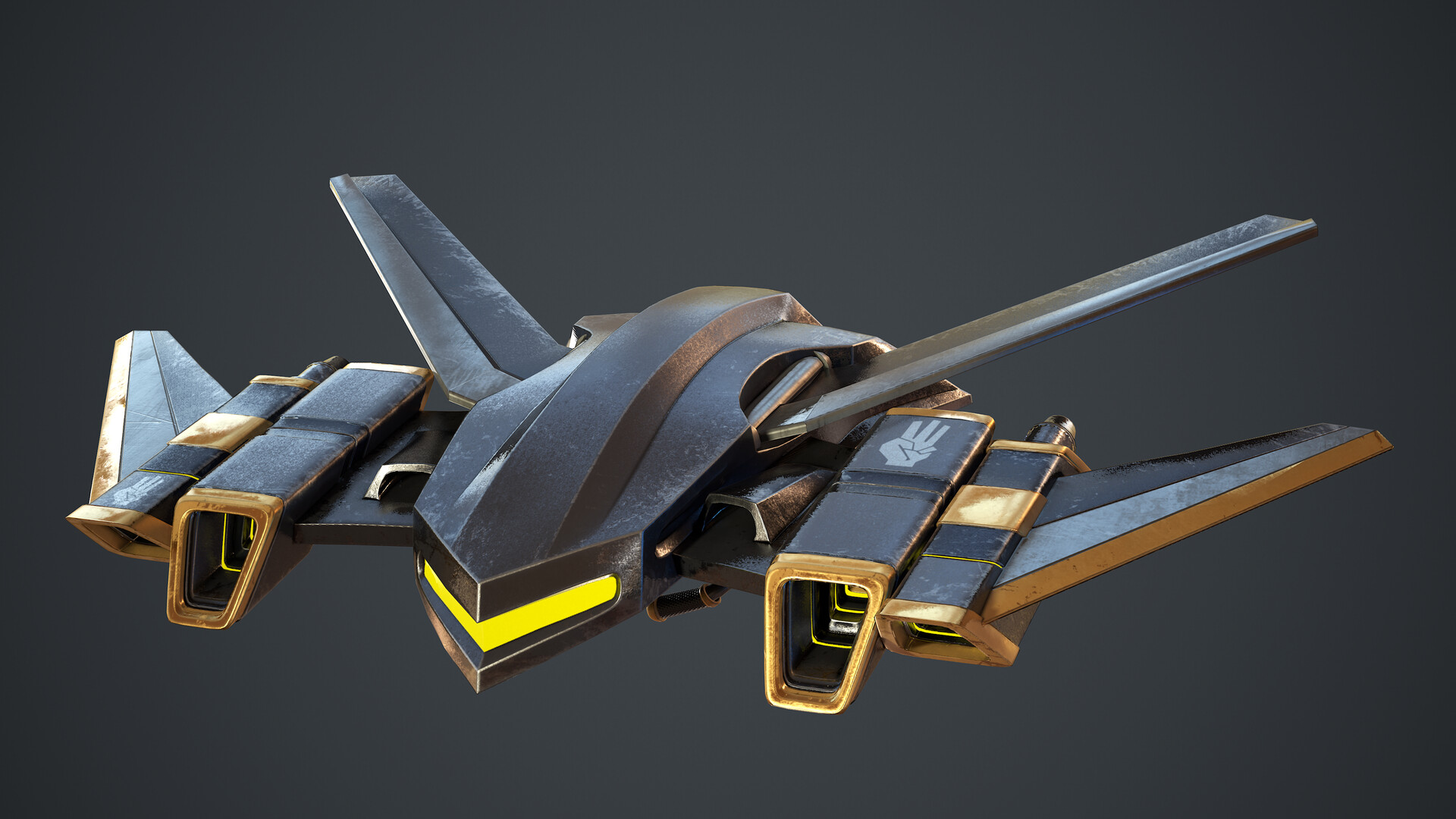 ArtStation - Jee' Ra Glider (Unreleased model, Robocraft 2 Legacy)