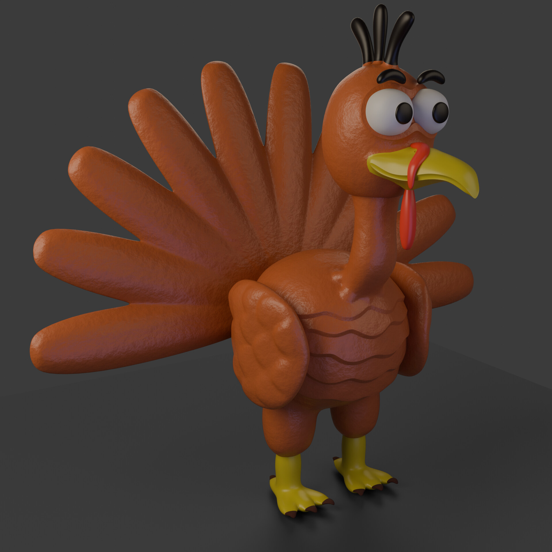 ArtStation - Stylized Thanksgiving Turkey