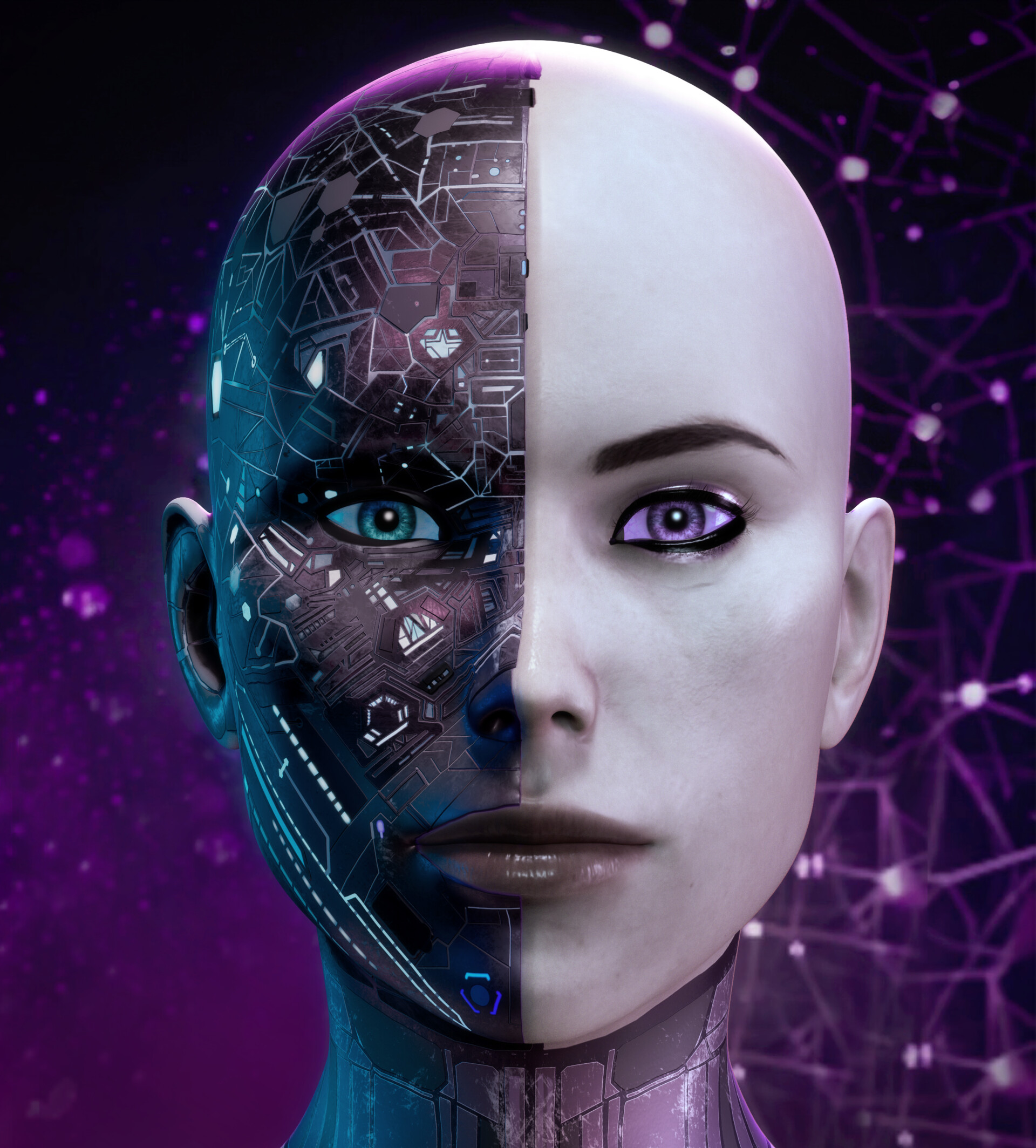 ArtStation - Cyborg 3D Model