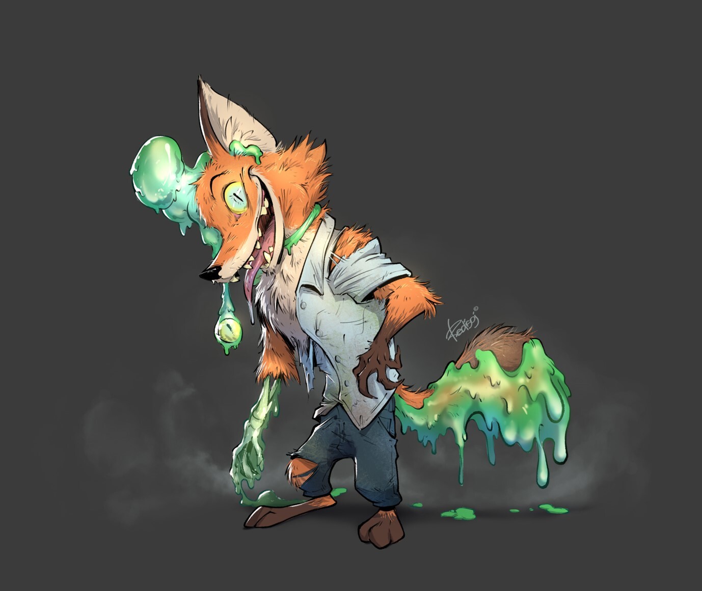 ArtStation - Slime demon