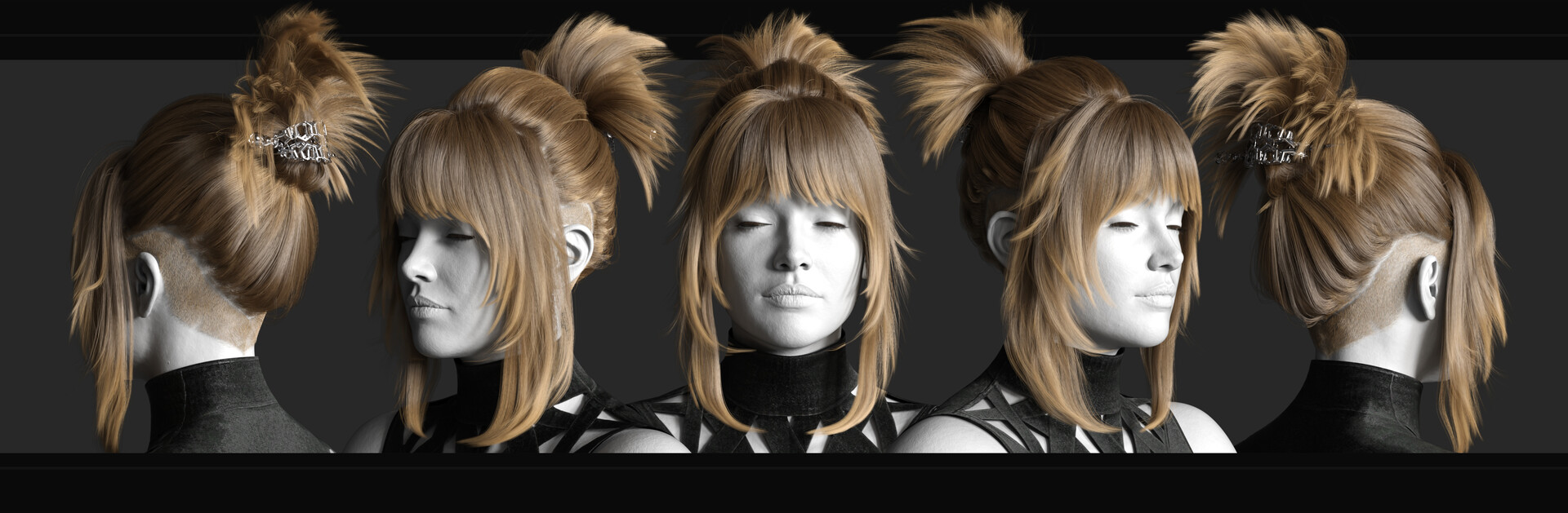 ArtStation - Kunoichi Updo