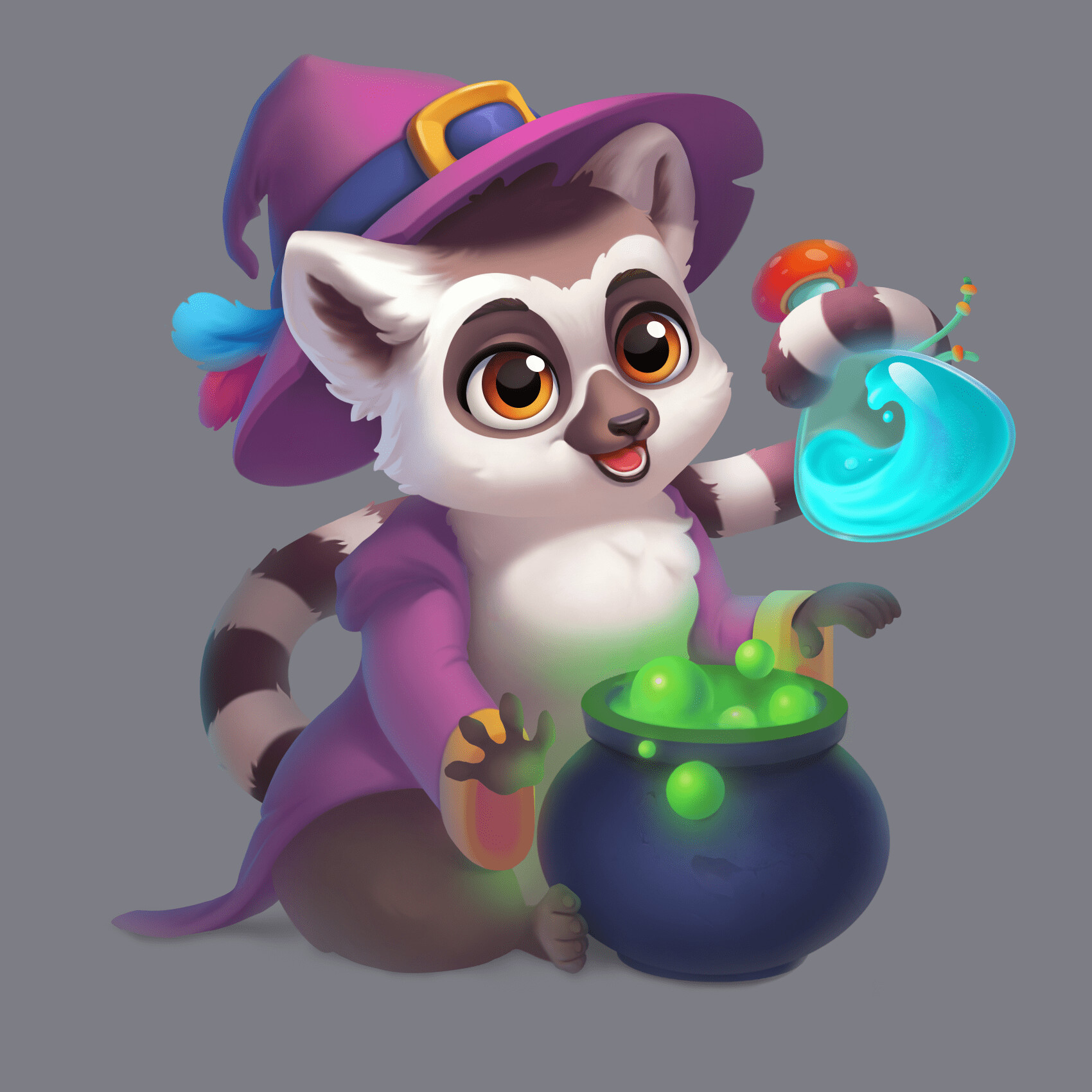 ArtStation - Wizard Lemur