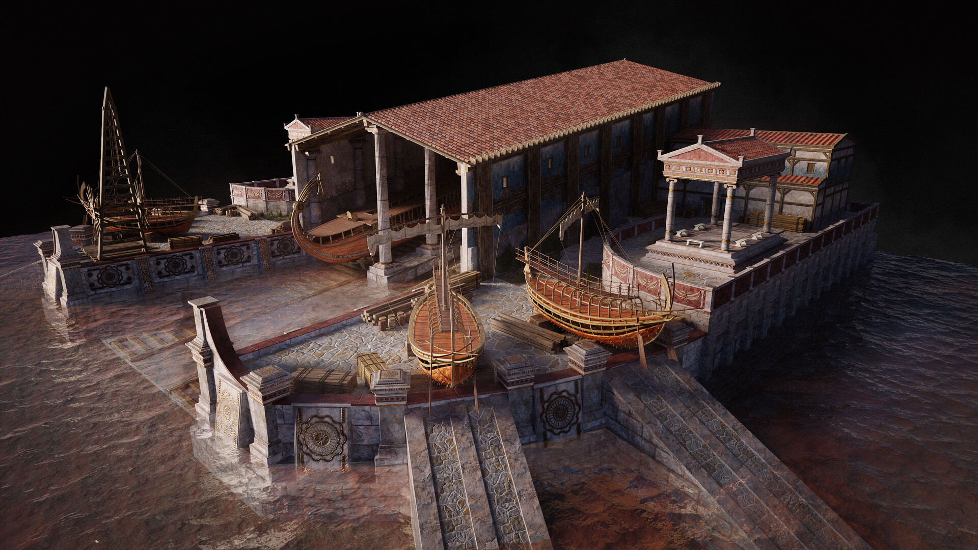 KitBash3D - "Atlantis" - 3D Models and Materials Kit