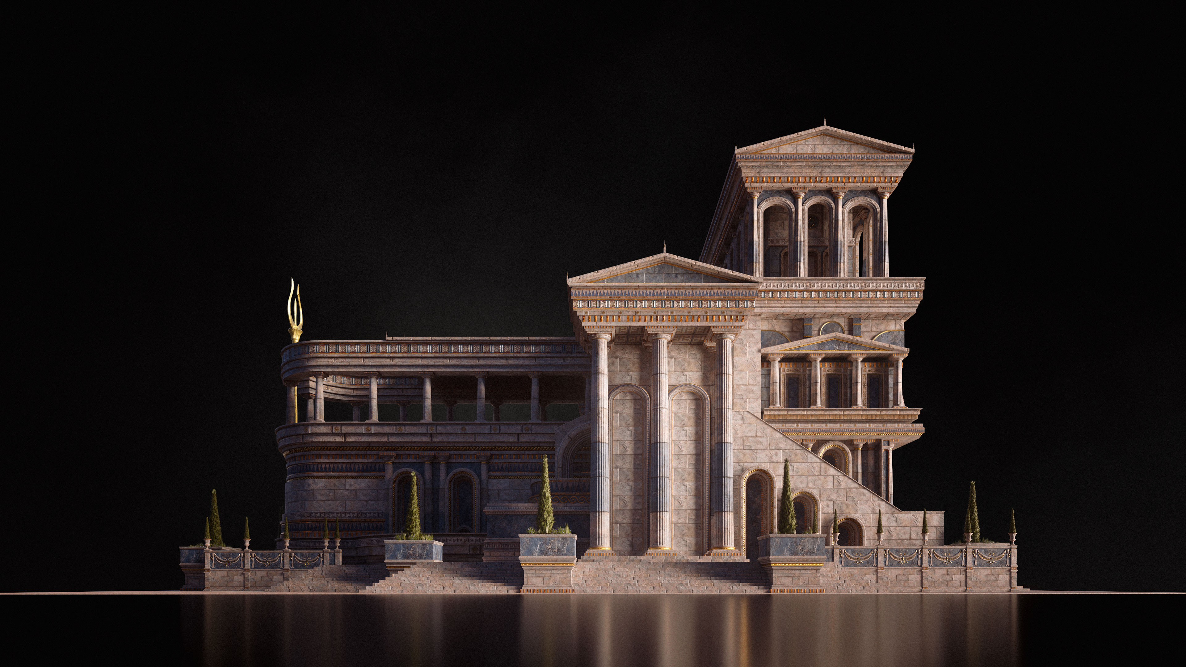 KitBash3D - "Atlantis" - 3D Models and Materials Kit