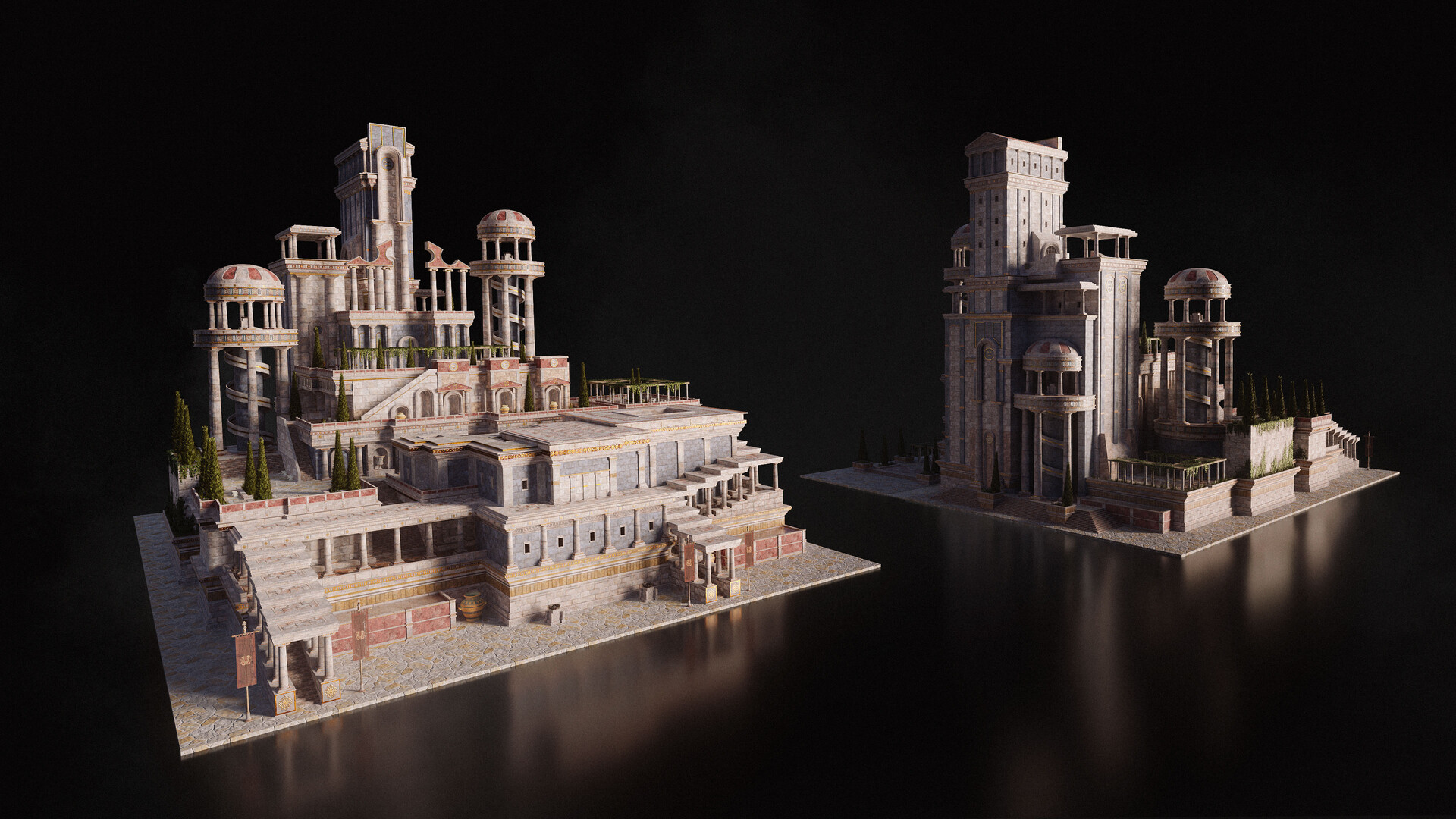 KitBash3D - "Atlantis" - 3D Models and Materials Kit