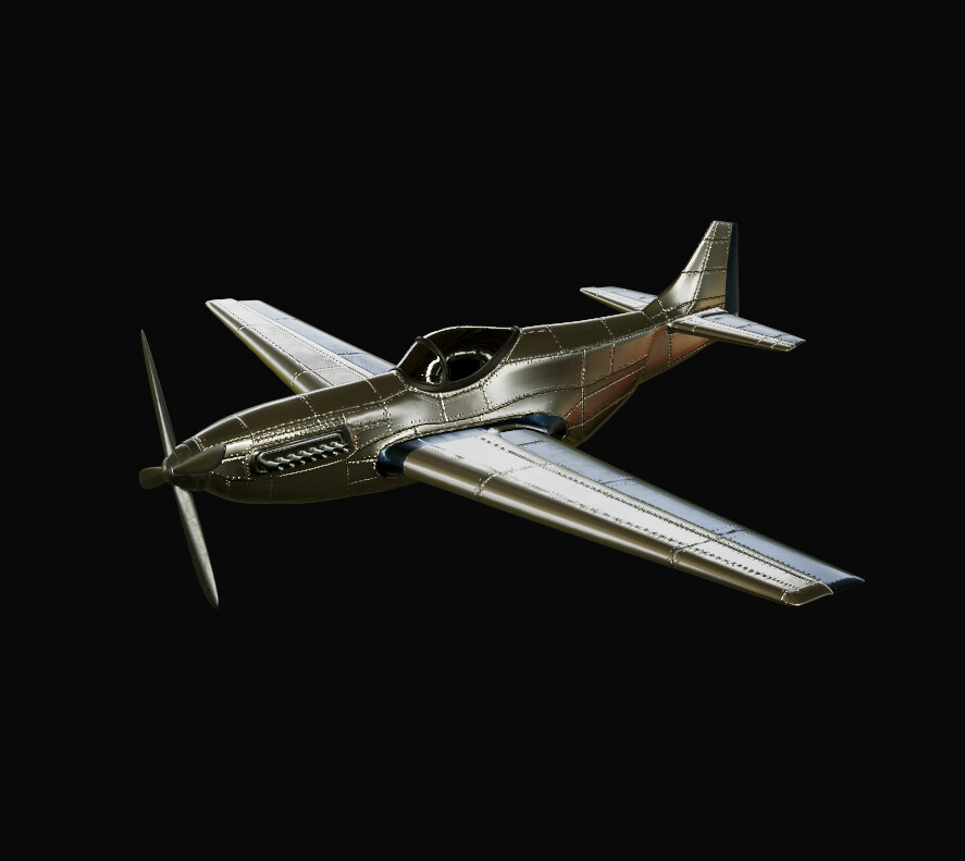 Joshua smith - P-51 Mustang plane model | modelling project