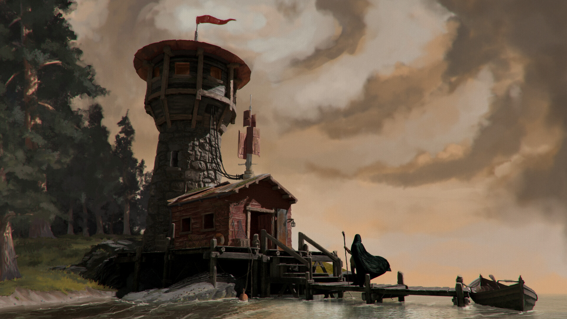 ArtStation - Stone Lighthouse