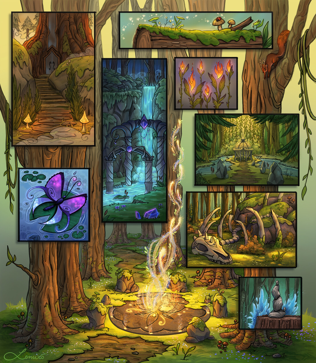 ArtStation - Magical Forest Comic