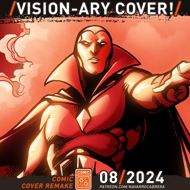 ArtStation - The Vision comic cover remake