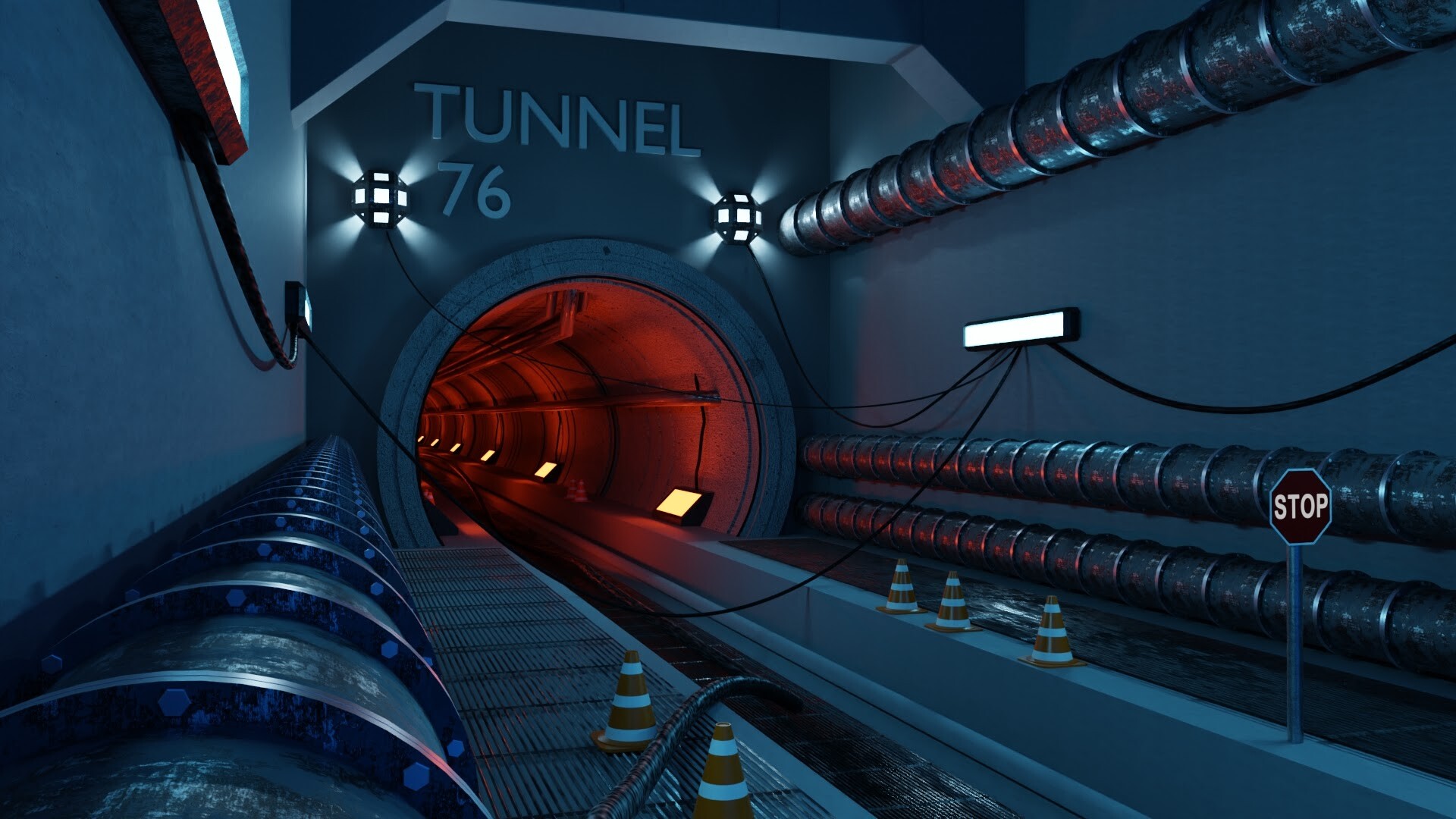 ArtStation - Tunnel 76: The Incomplete Path
