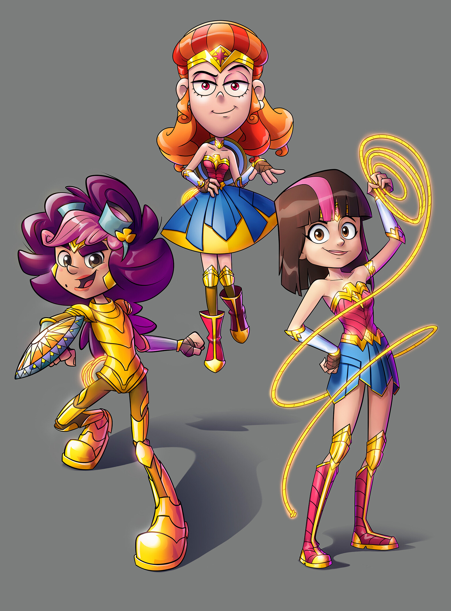 ArtStation - Character poses for marketing