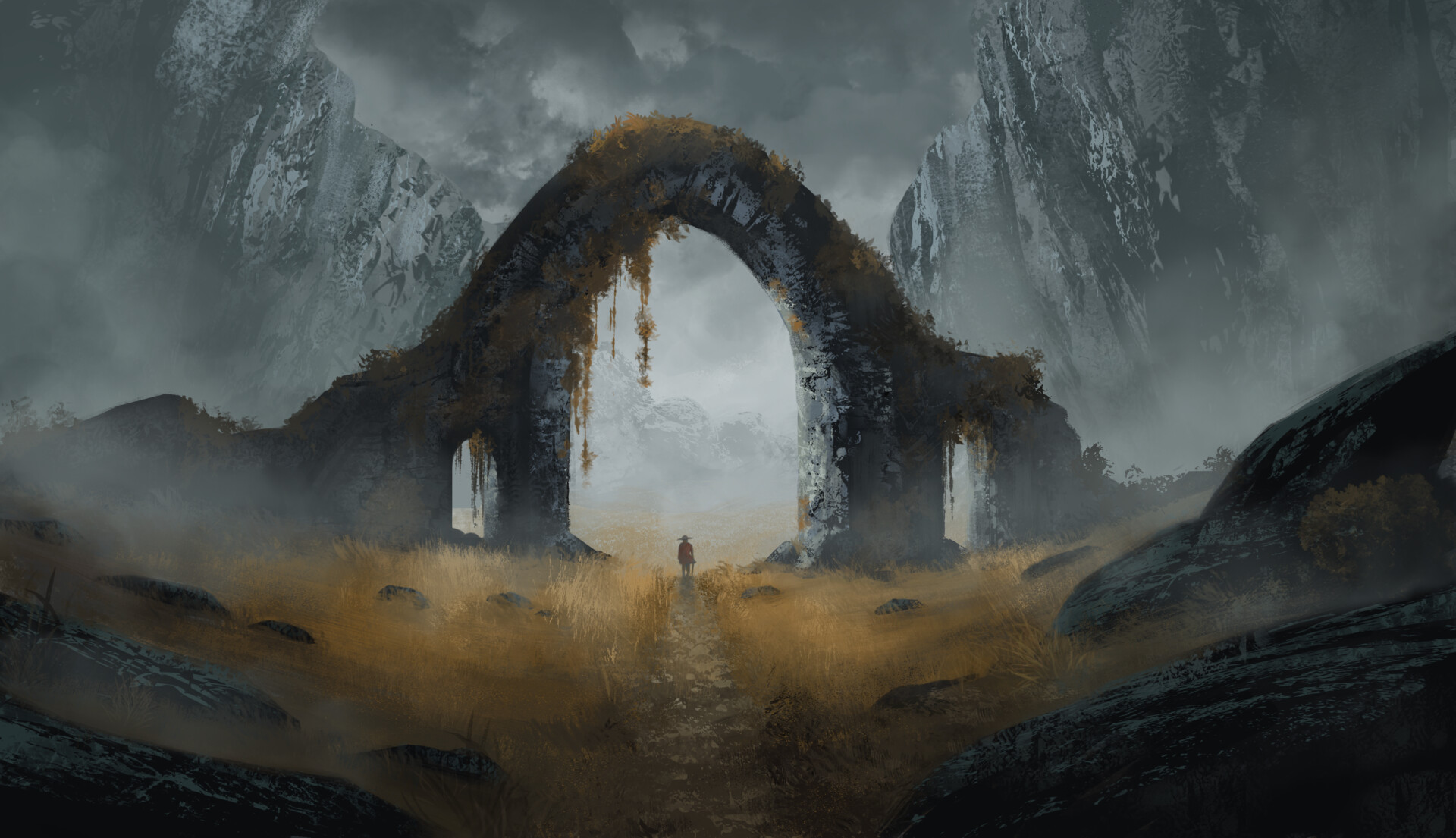 ArtStation - Ruins of an Archway