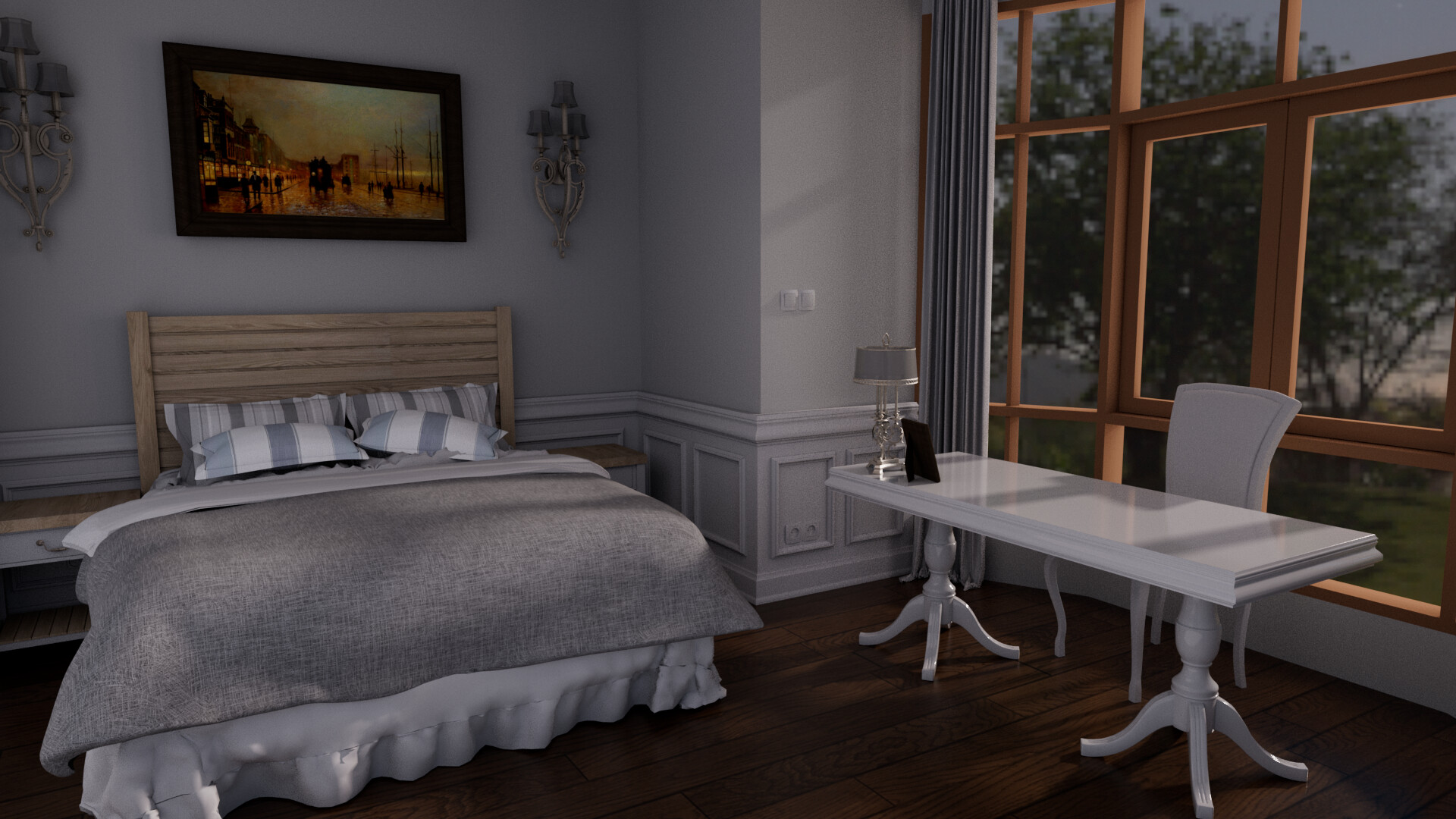 ArtStation - Indoor lighting for day & night