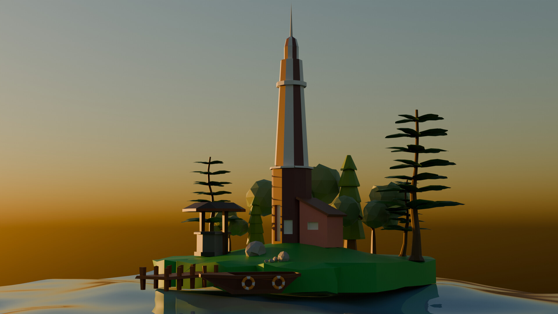 ArtStation - Low-poly Environment