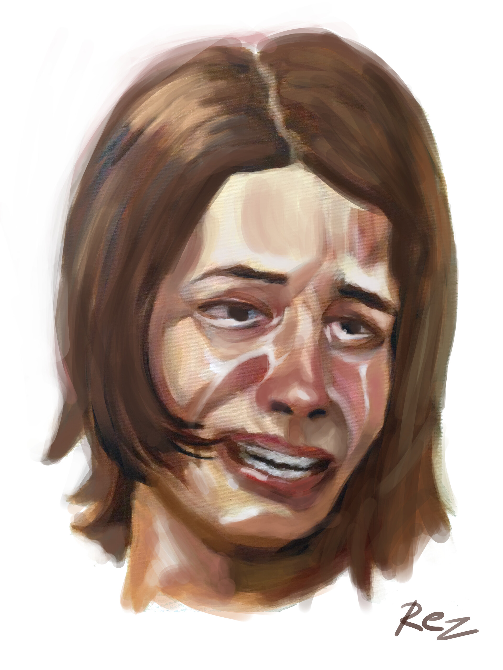 ArtStation - Portrait of Maggie "The Walking Dead"