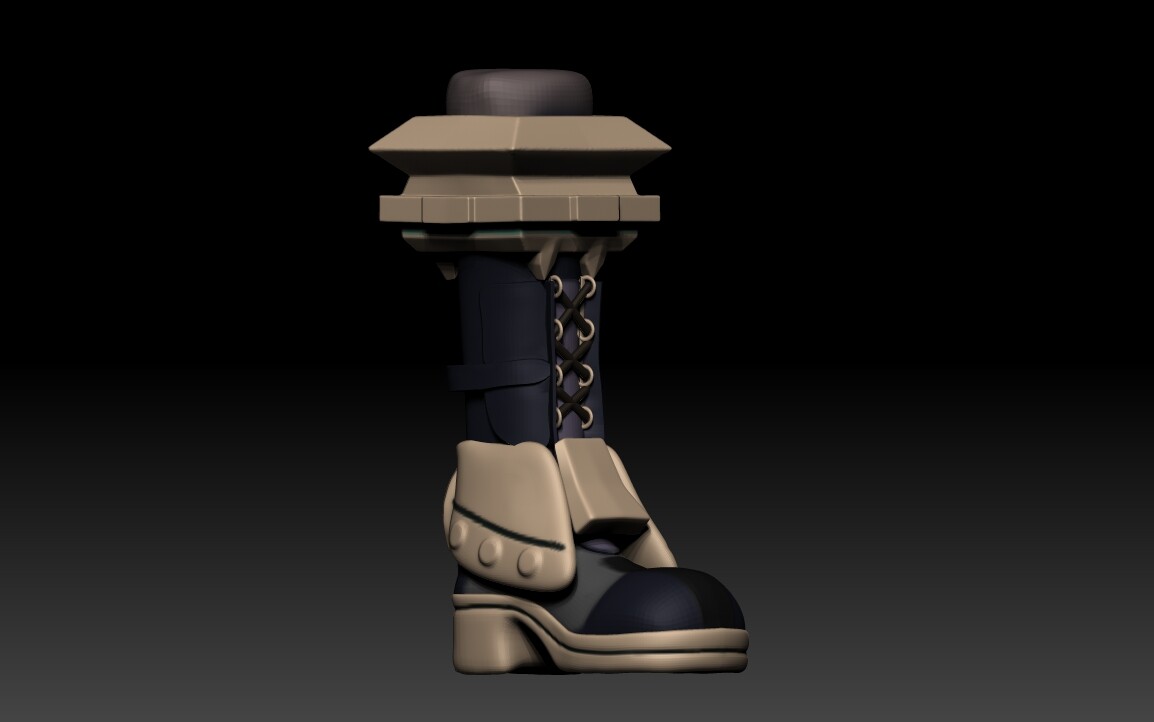 ArtStation - Genshin Impact Freminet Boot 3D Model