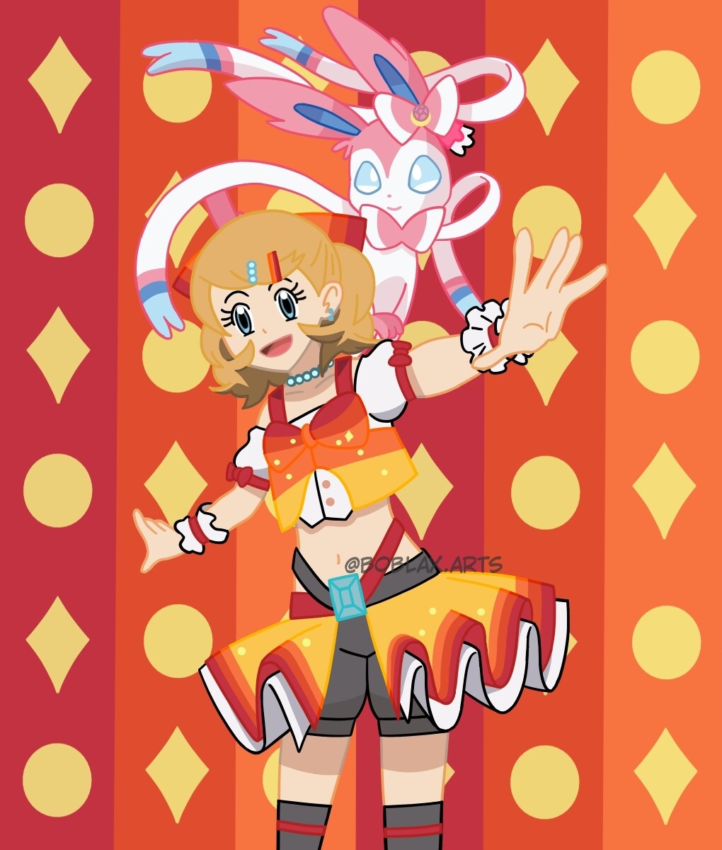 ArtStation - Serena & Sylveon