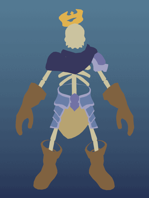 Davy's Art Corner - The Skeleton King - RogueLight (Pirate Jam Entry)