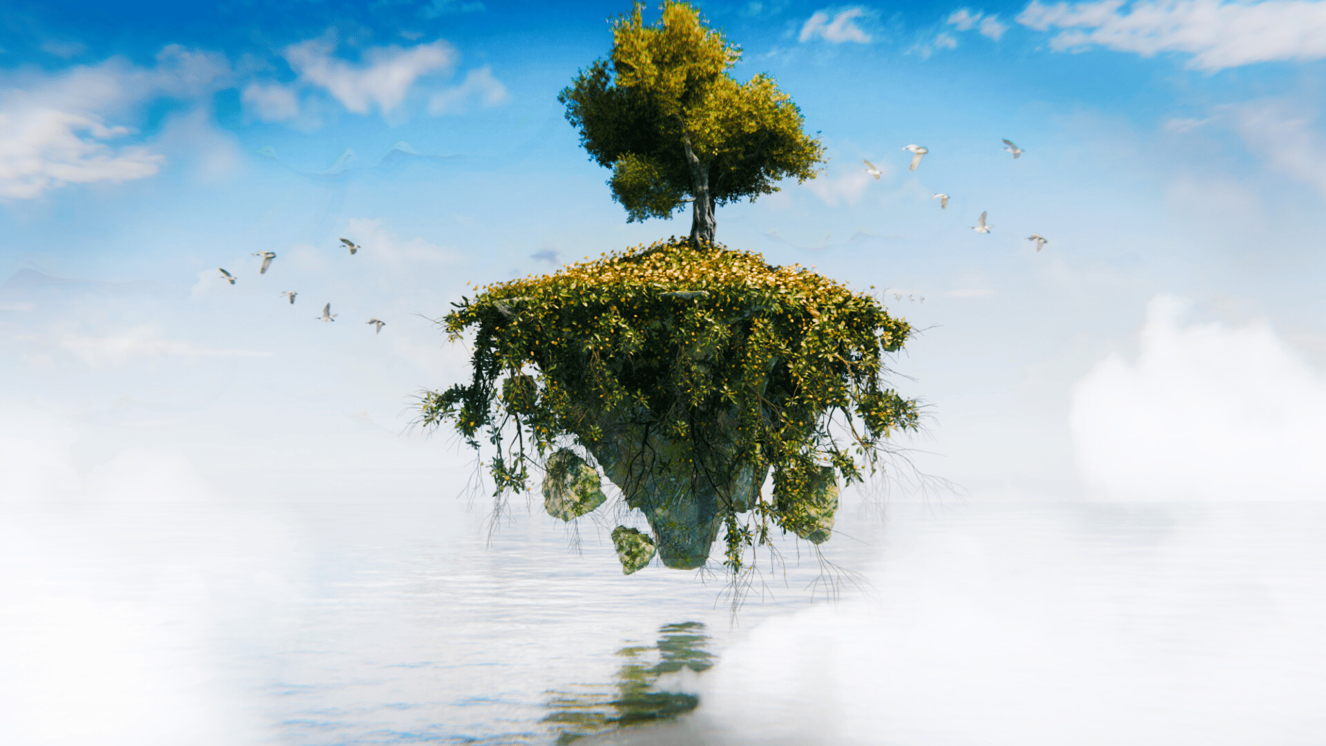 ArtStation - Floating Island
